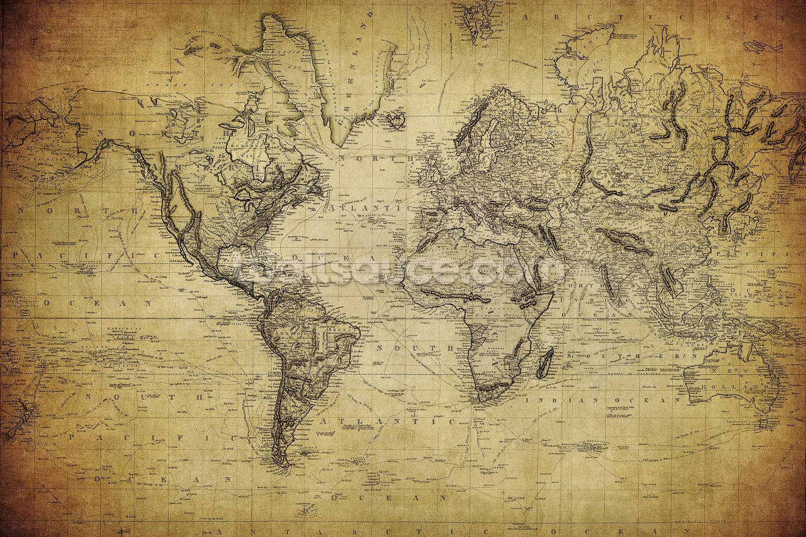 Antique World Map Wallpapers - Top Free Antique World Map Backgrounds ...