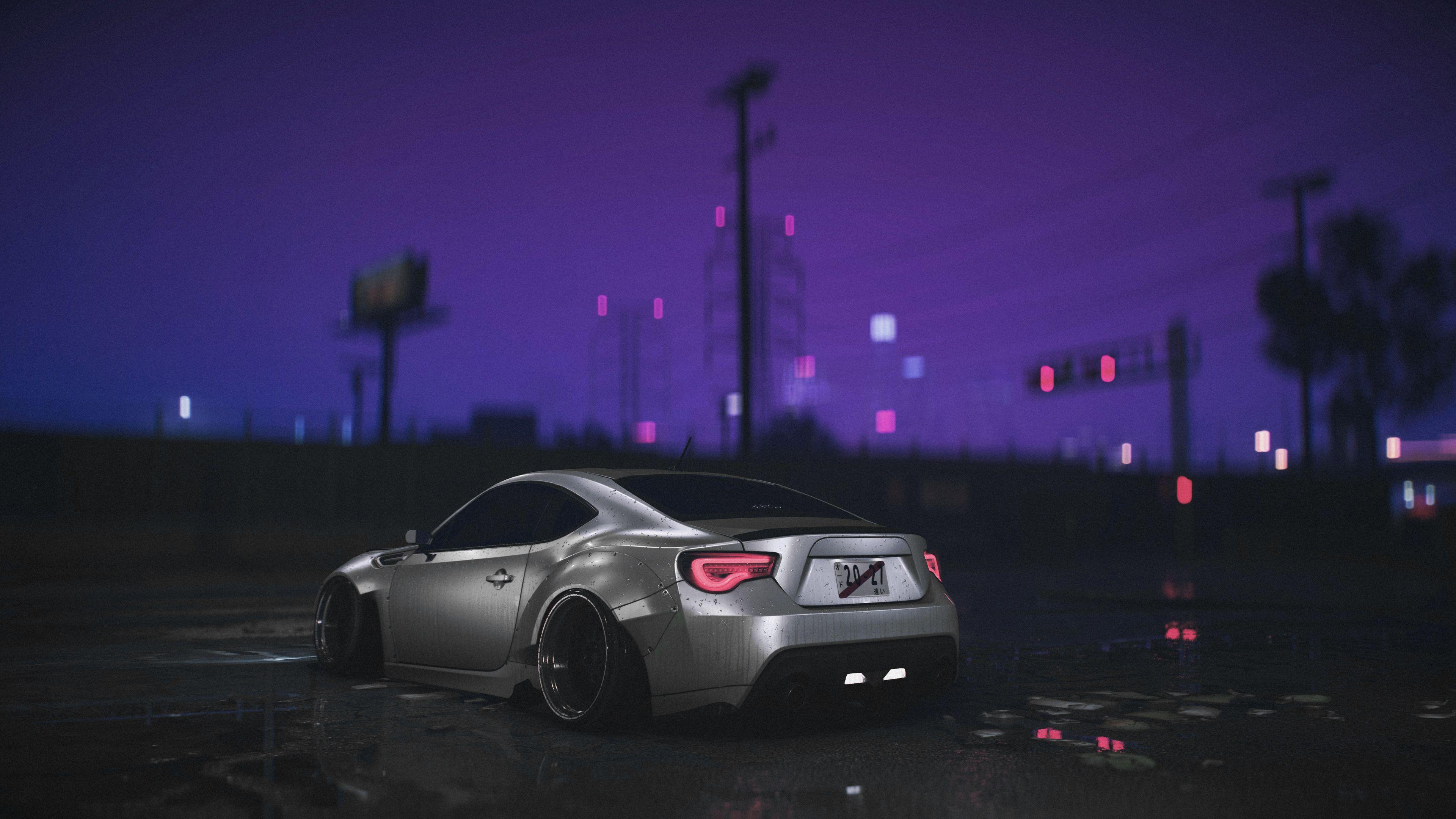 4K Night Car Wallpapers Top Free 4K Night Car Backgrounds