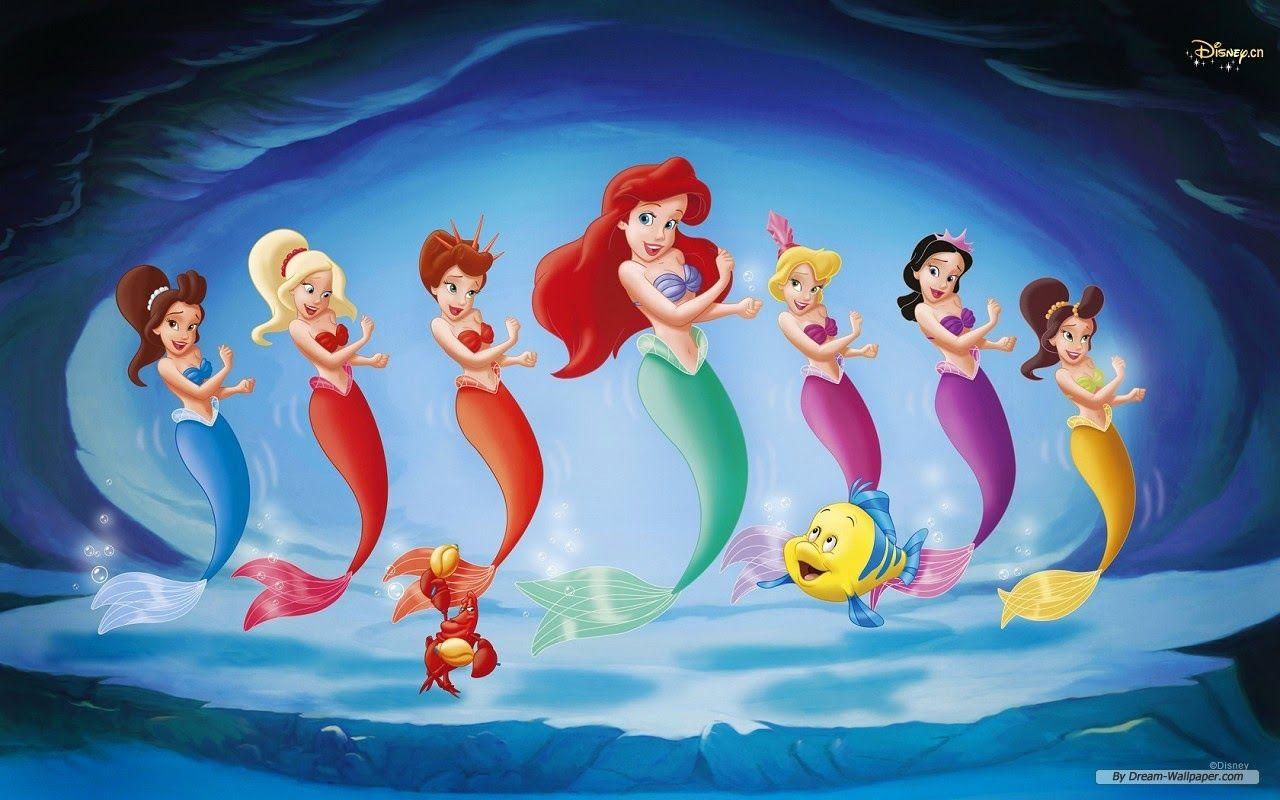 Little Mermaid Wallpapers - Top Free Little Mermaid Backgrounds ...