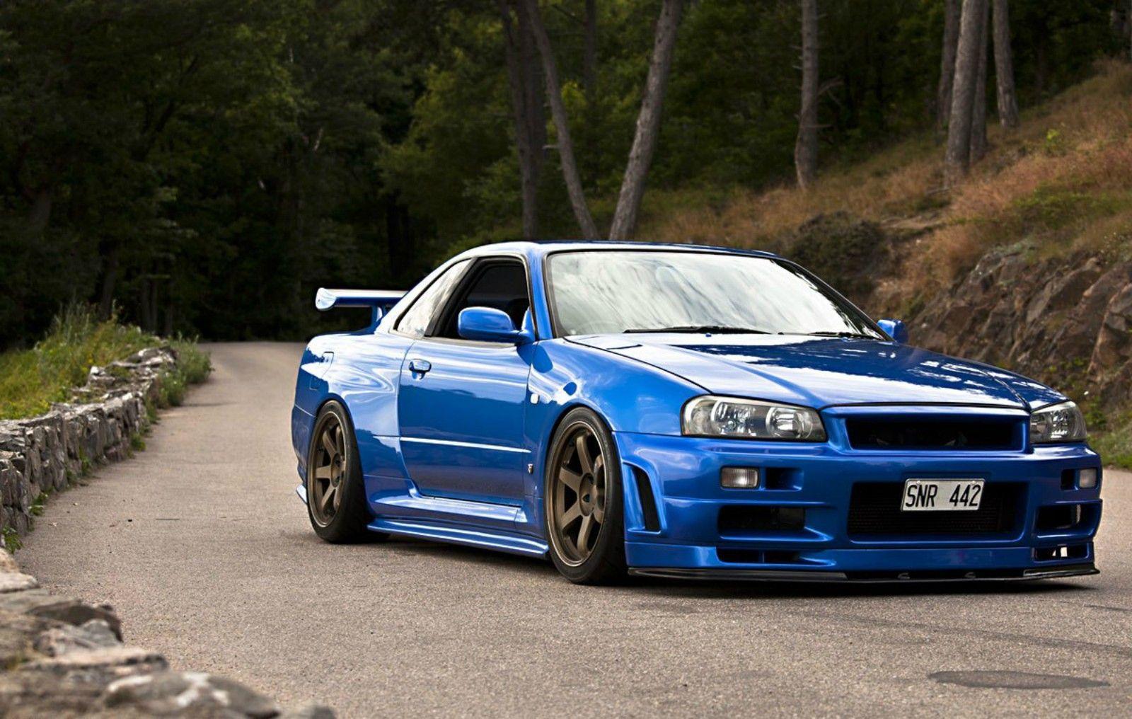 Blue Nissan Skyline R34 Wallpapers Top Free Blue Nissan Skyline R34