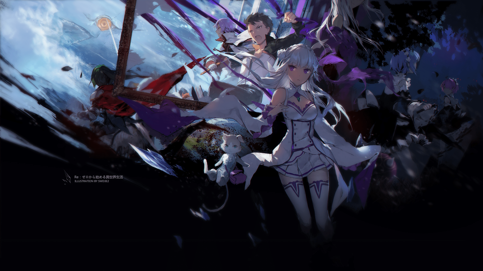 Re Zero Emilia Wallpapers - Top Free Re Zero Emilia Backgrounds ...