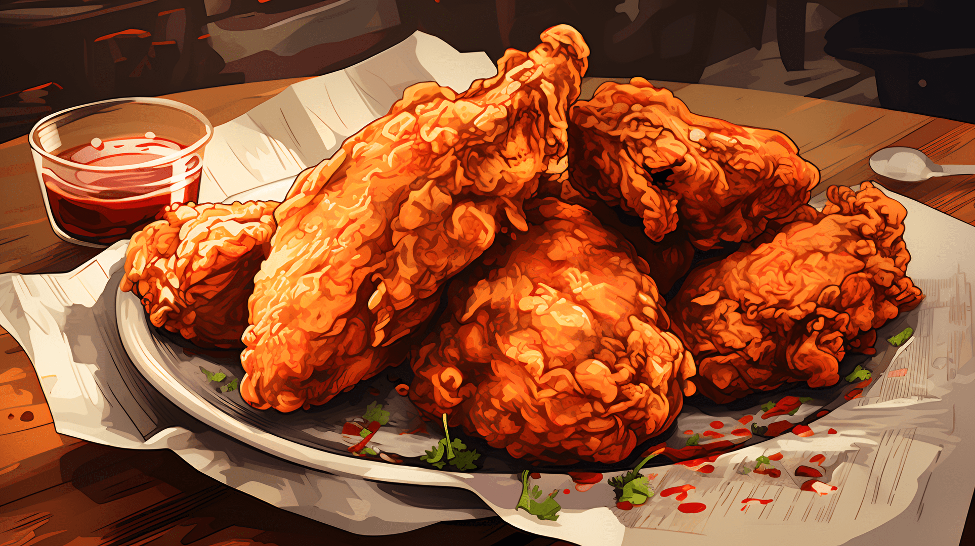 Crispy Chicken Wallpapers - Top Free Crispy Chicken Backgrounds ...