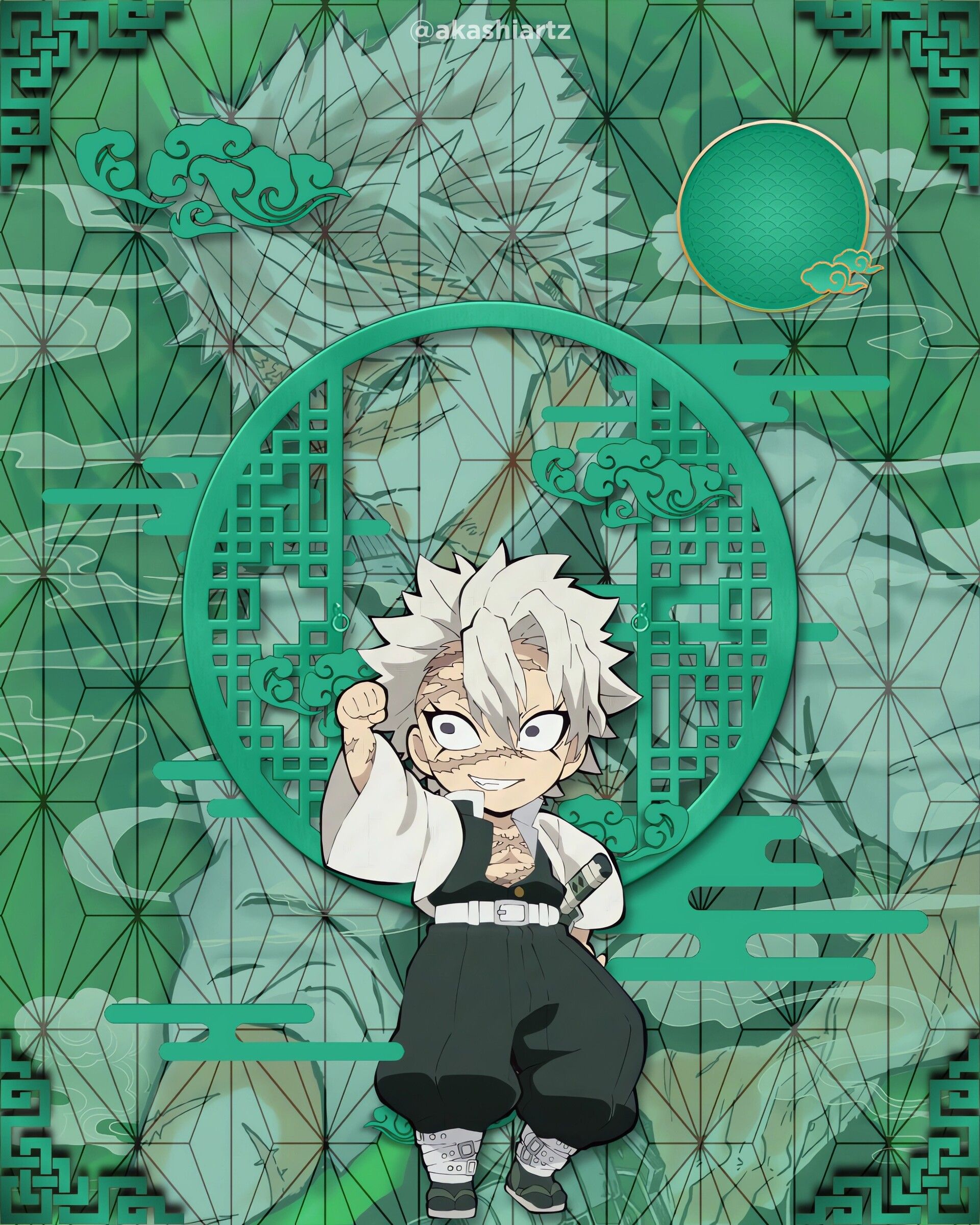 Demon Slayer Sanemi Wallpapers - Top Free Demon Slayer Sanemi ...