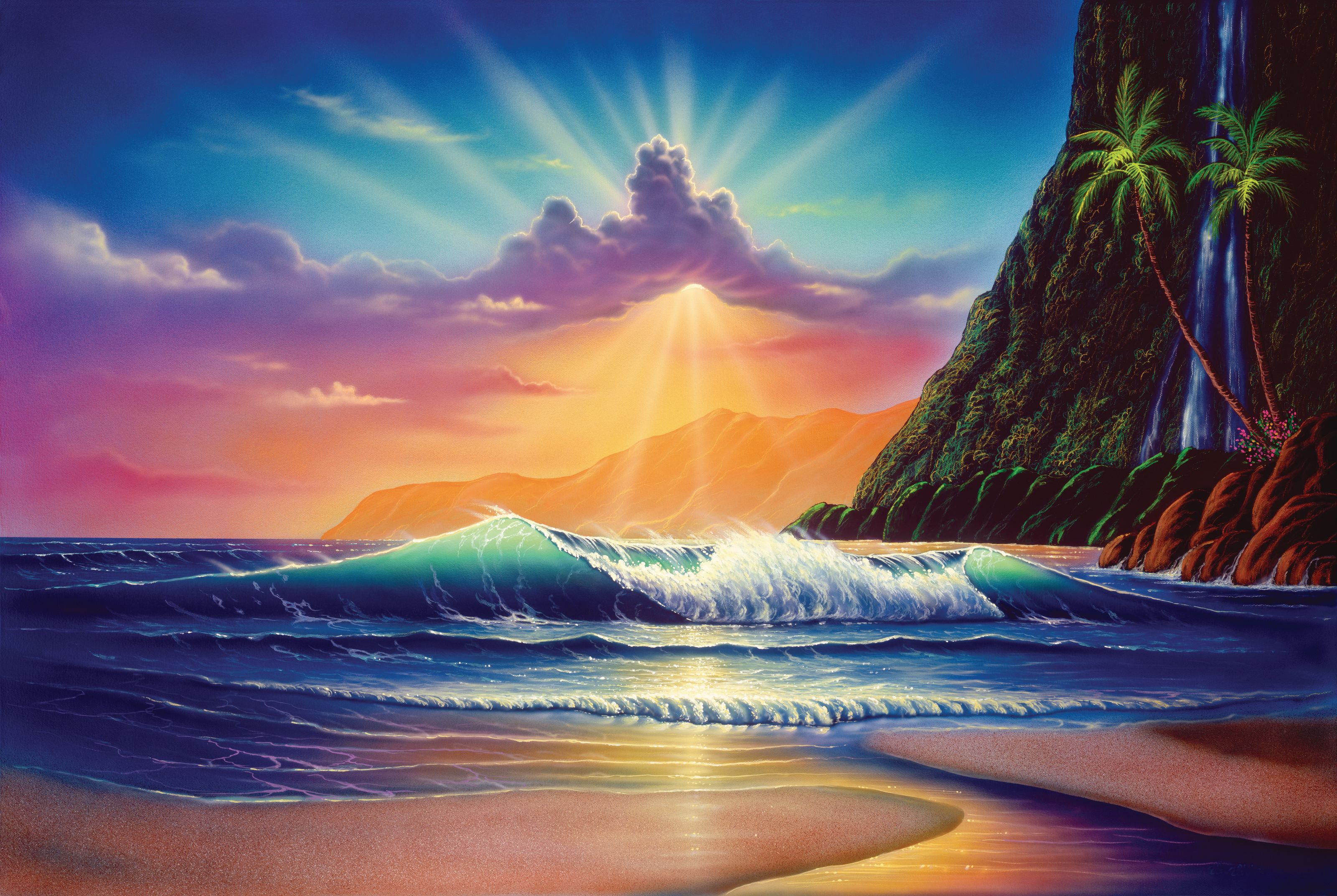 Sunrise Art Wallpapers - Top Free Sunrise Art Backgrounds - WallpaperAccess
