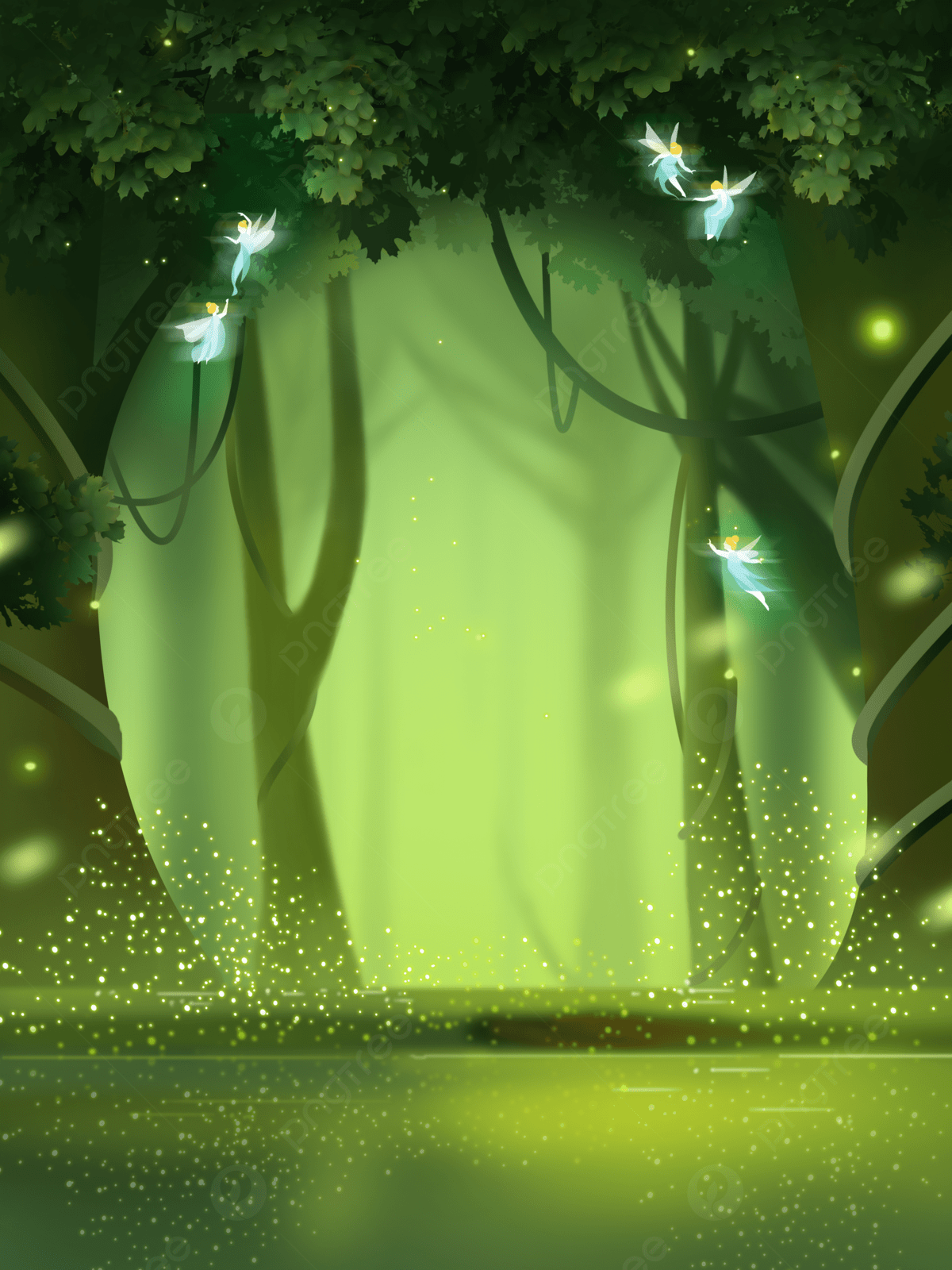 Forest of Fireflies Wallpapers - Top Free Forest of Fireflies ...