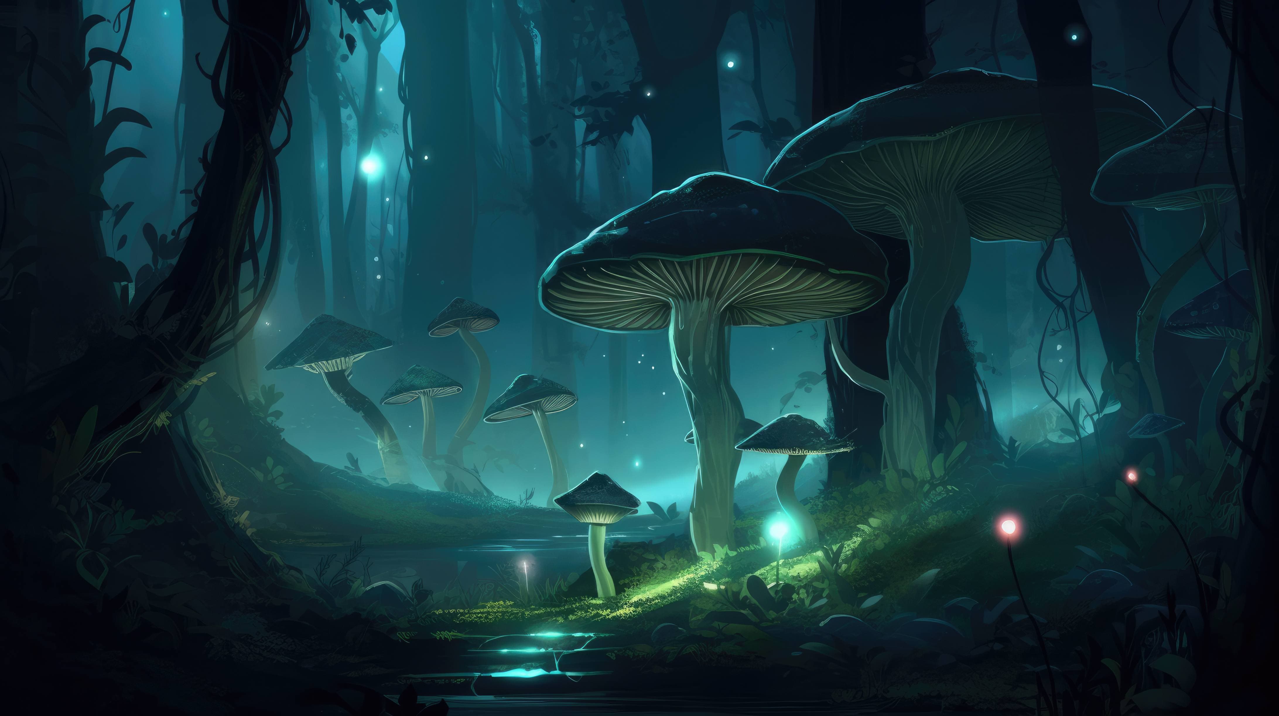 Forest of Fireflies Wallpapers - Top Free Forest of Fireflies ...