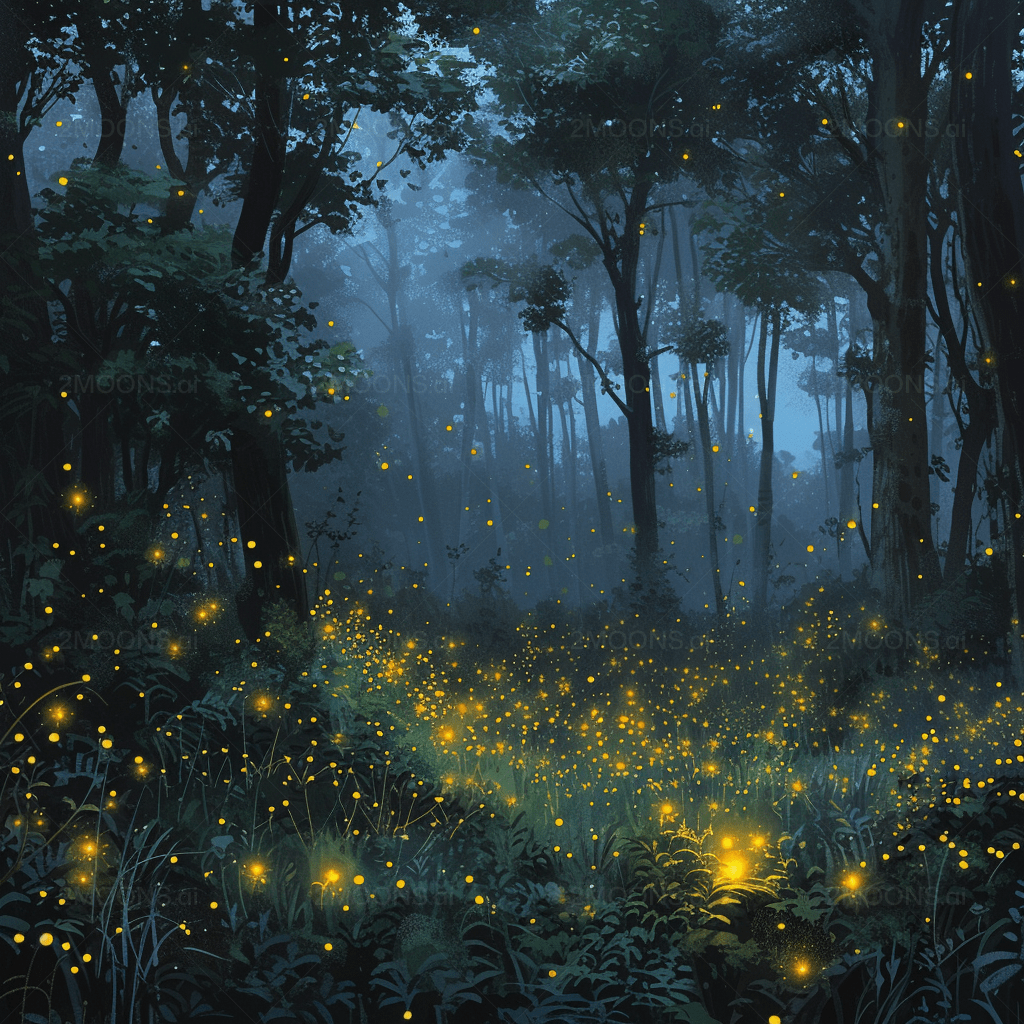 Forest of Fireflies Wallpapers - Top Free Forest of Fireflies ...