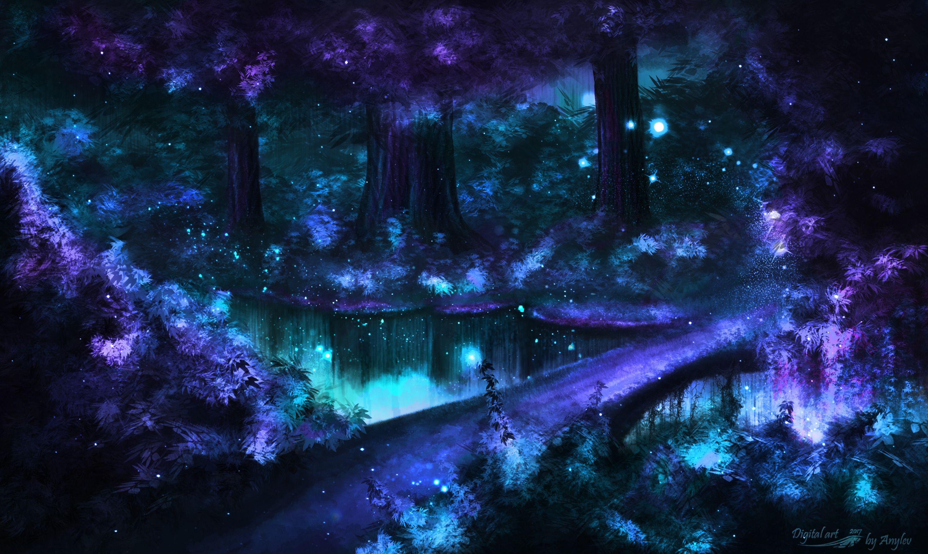 Forest of Fireflies Wallpapers - Top Free Forest of Fireflies ...