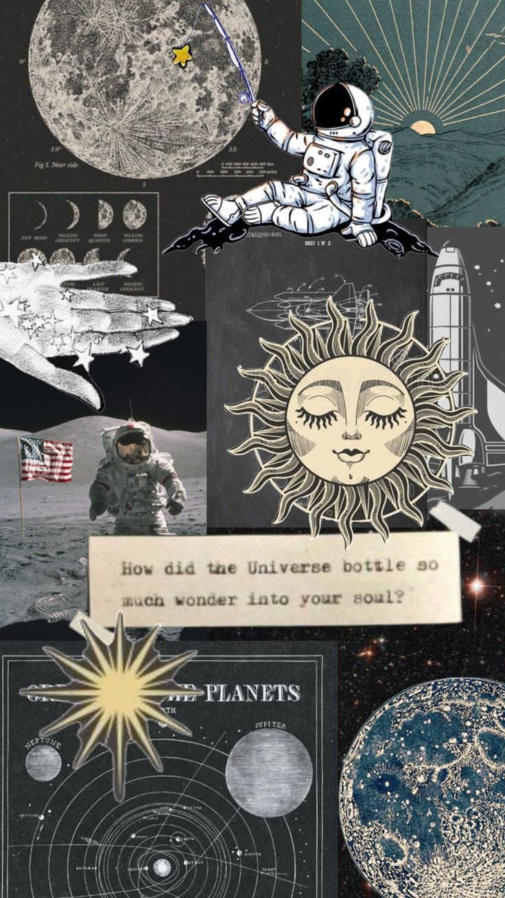 Space Collage Wallpapers - Top Free Space Collage Backgrounds ...