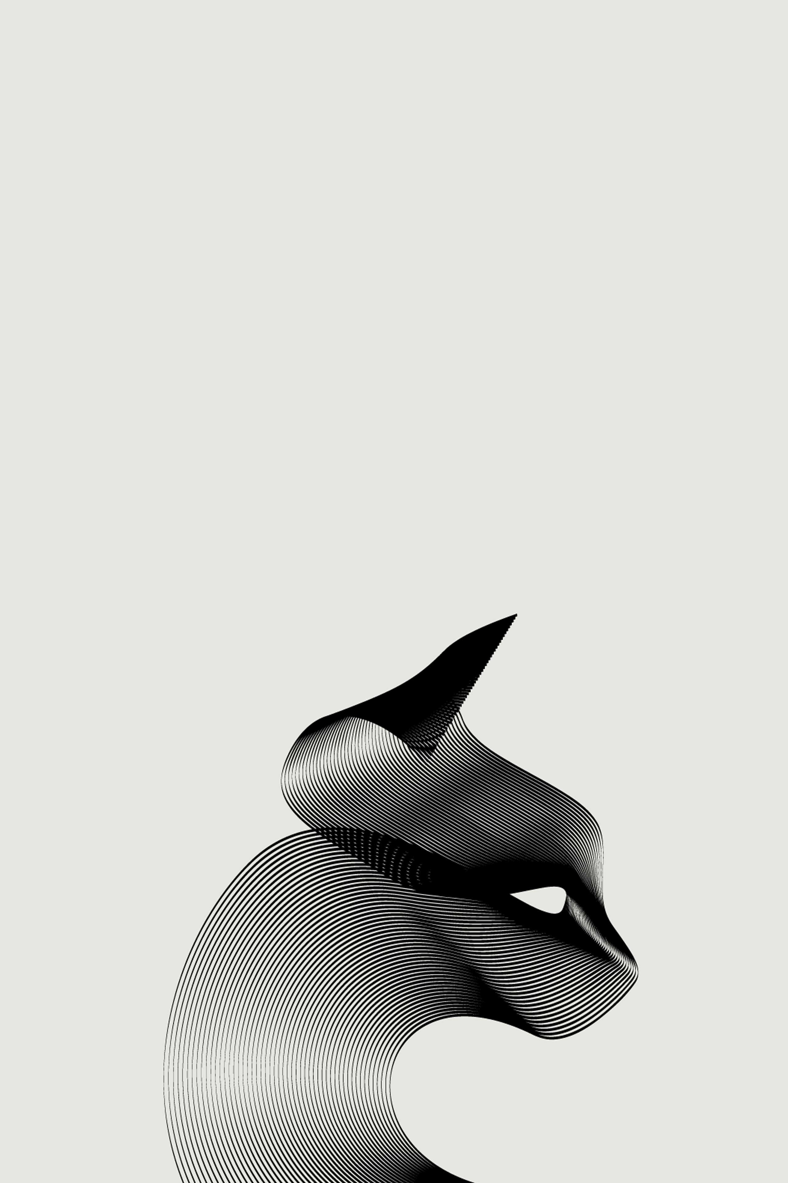 Minimal Cat Wallpapers - Top Free Minimal Cat Backgrounds - WallpaperAccess