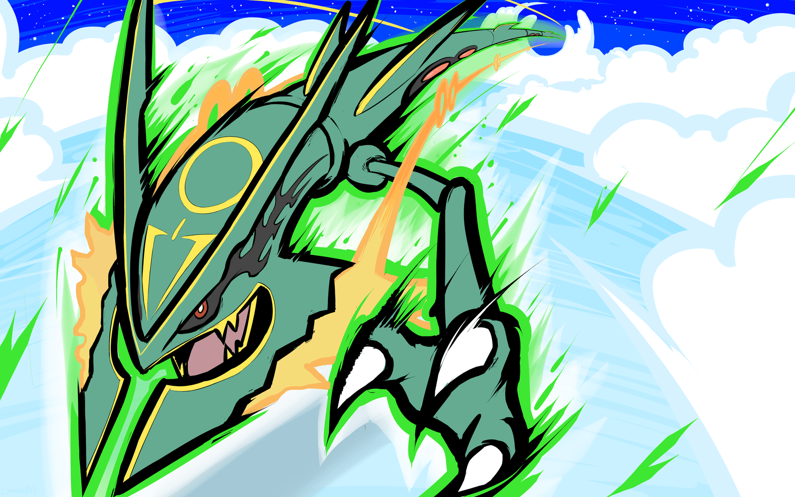 Pokemon Rayquaza Wallpapers - Top Free Pokemon Rayquaza Backgrounds - WallpaperAccess