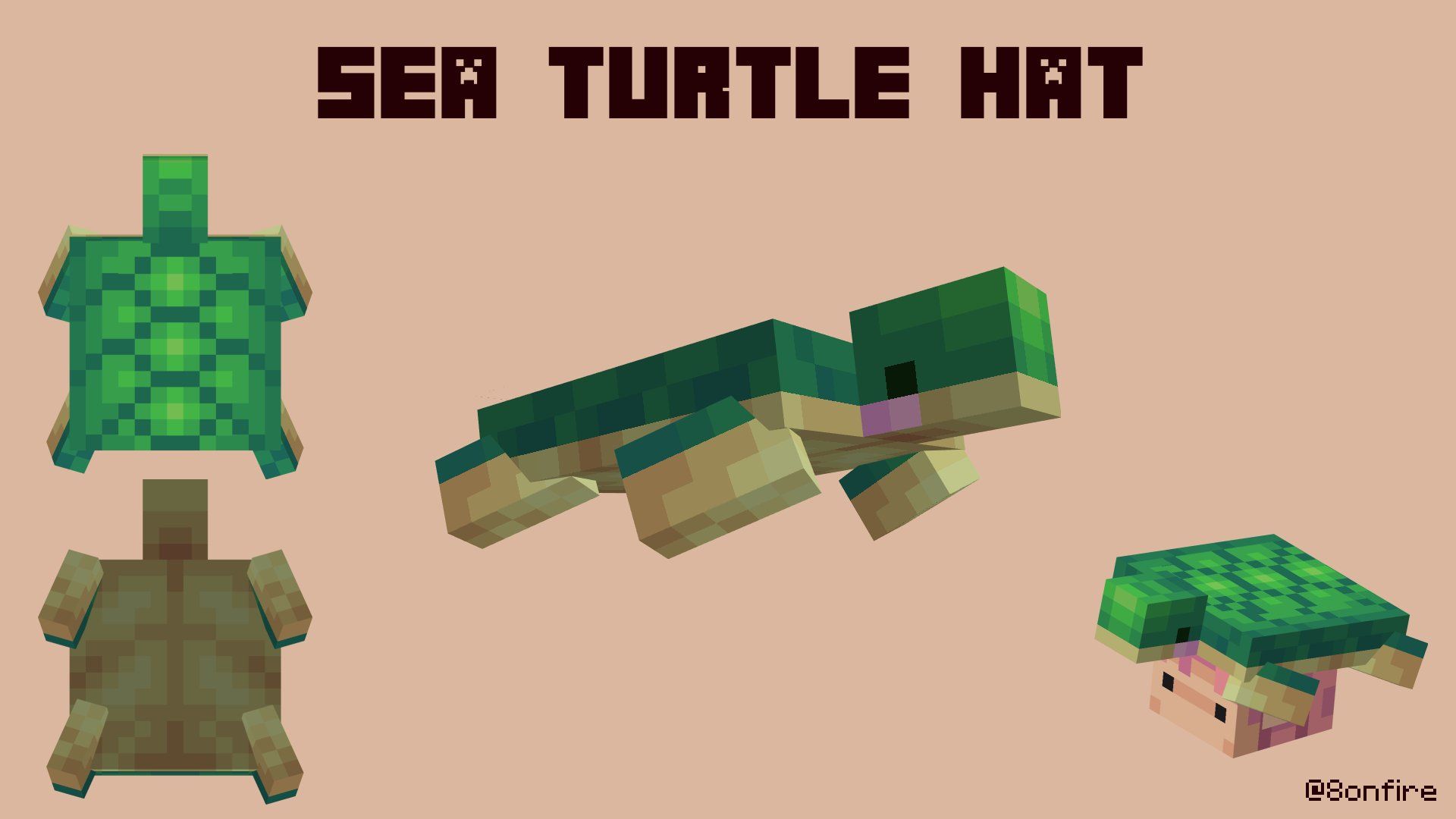 Minecraft Turtle Wallpapers - Top Free Minecraft Turtle Backgrounds ...
