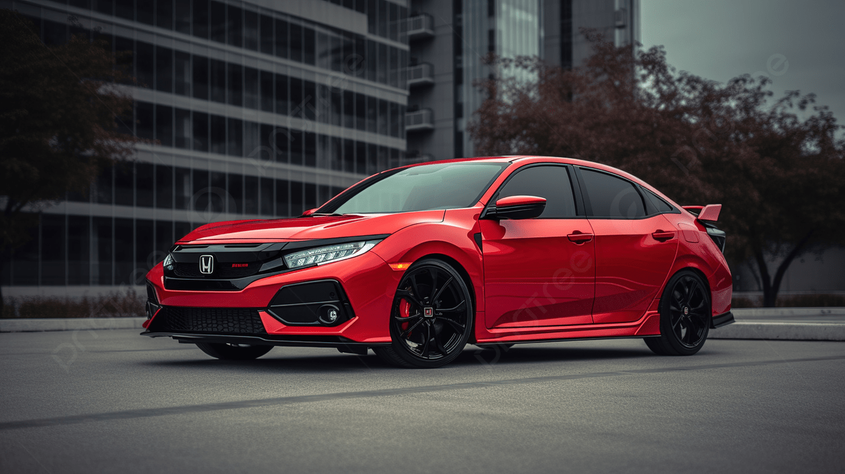 Red Honda Civic Wallpapers - Top Free Red Honda Civic Backgrounds ...