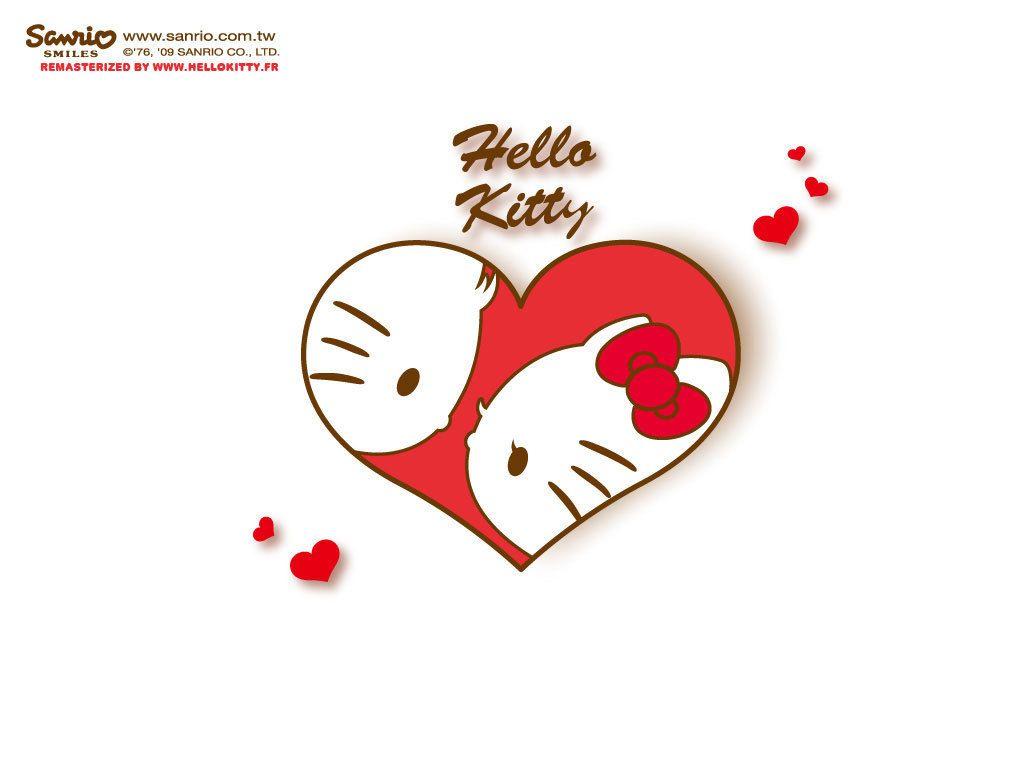 Hello Kitty Heart Wallpapers - Top Free Hello Kitty Heart Backgrounds ...