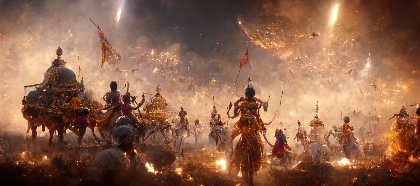 Mahabharat War Wallpapers - Top Free Mahabharat War Backgrounds - WallpaperAccess