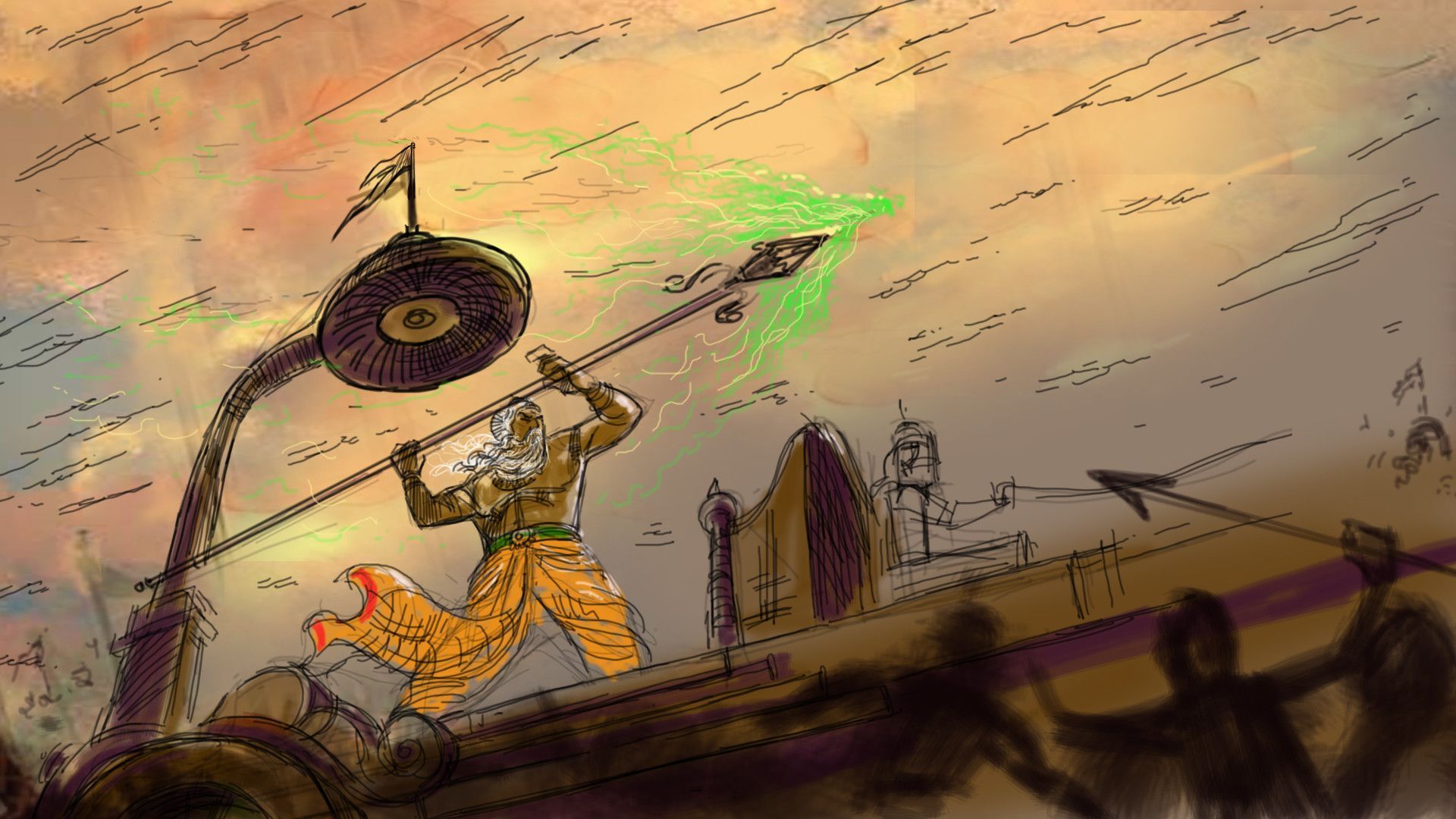 Mahabharat War Wallpapers - Top Free Mahabharat War Backgrounds ...