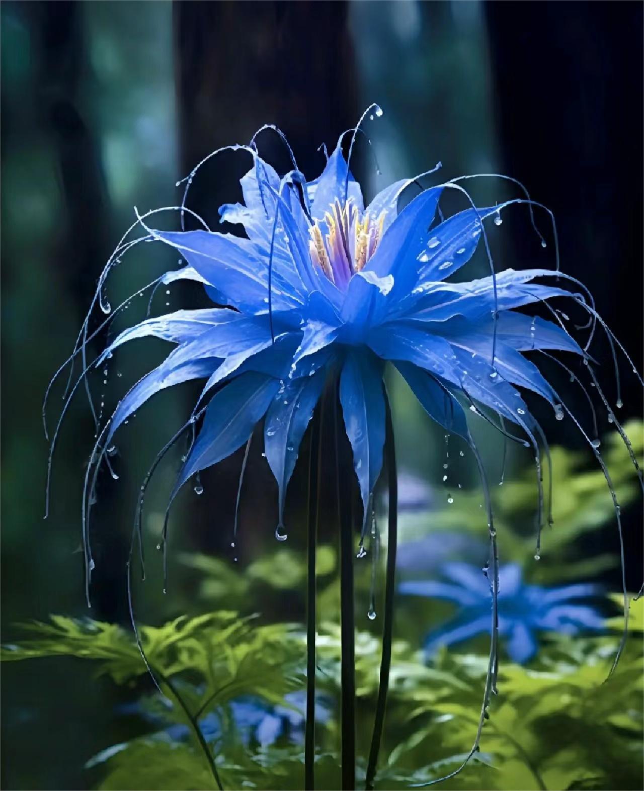Blue Spider Lily Wallpapers - Top Free Blue Spider Lily Backgrounds ...