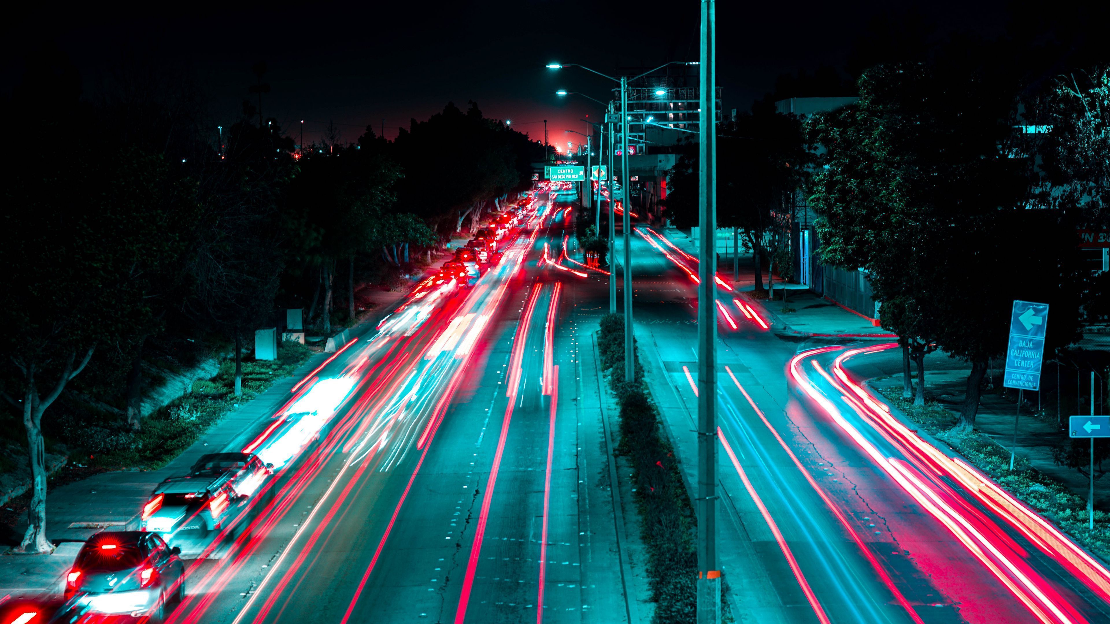 Night Traffic Wallpapers - Top Free Night Traffic Backgrounds ...