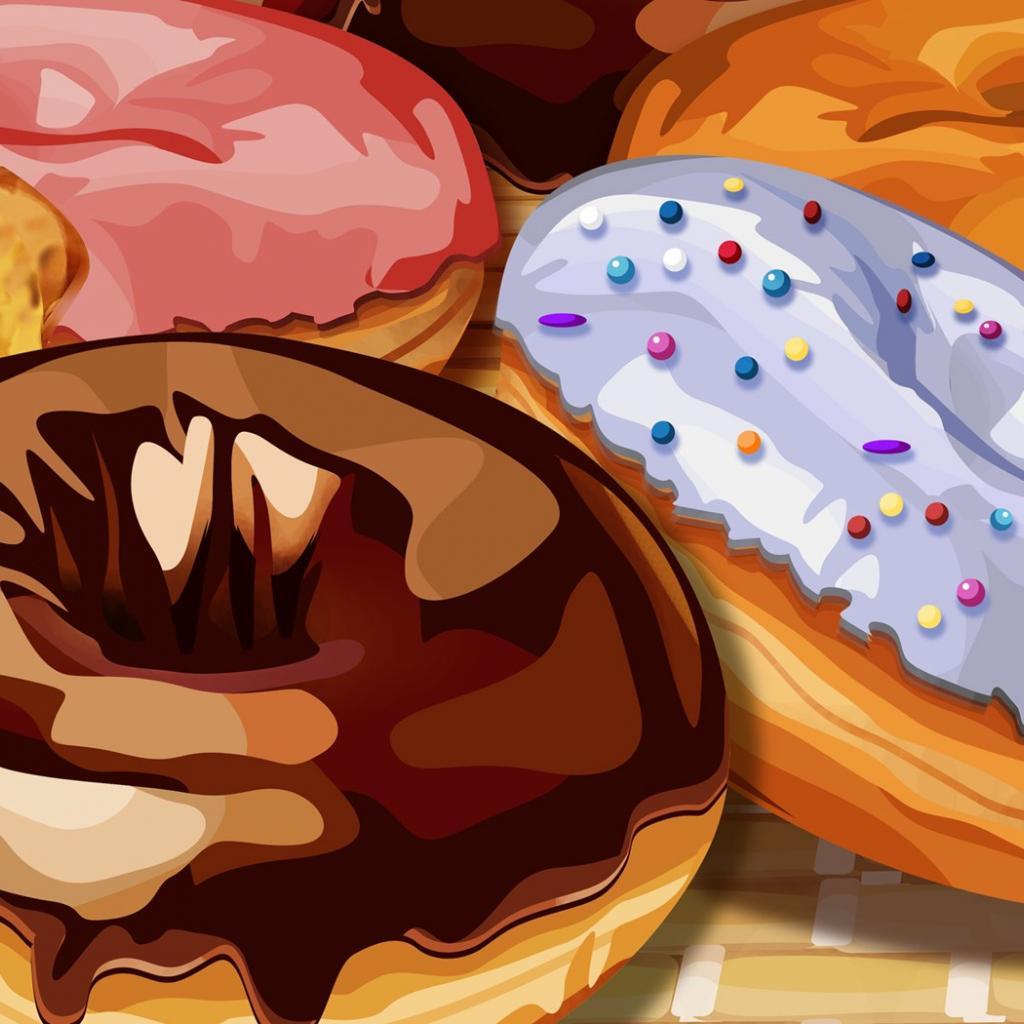 Cartoon Donut Wallpapers - Top Free Cartoon Donut Backgrounds ...