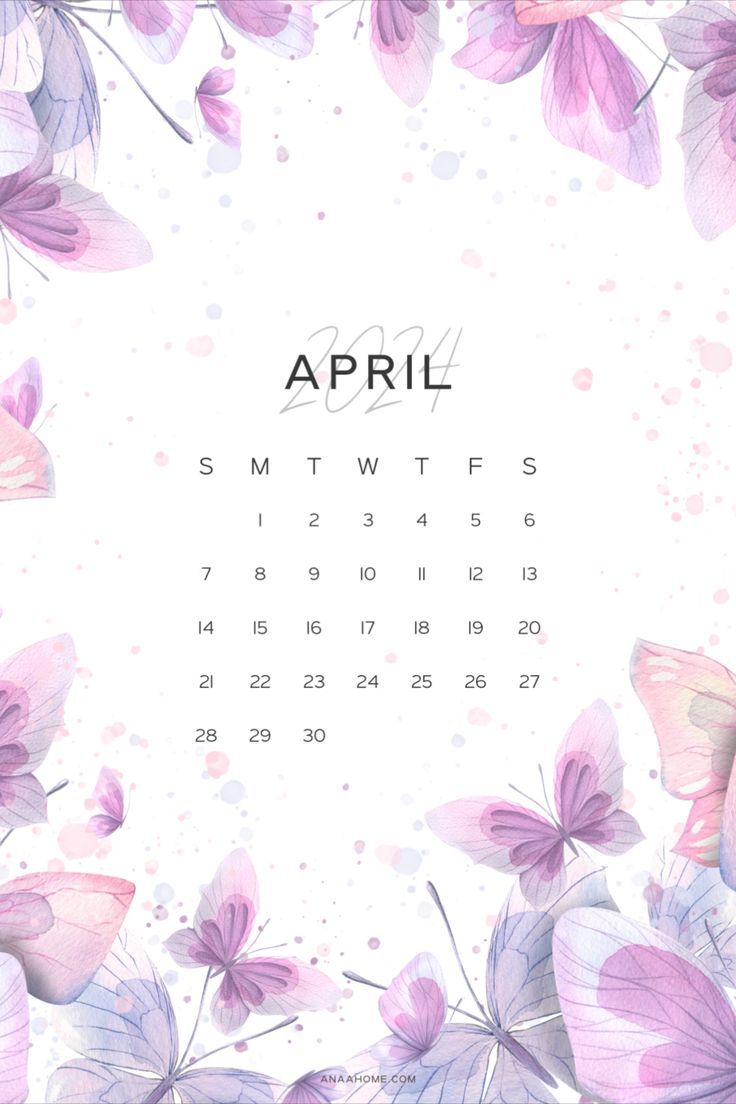 April 2024 Calendar Wallpapers - Top Free April 2024 Calendar ...