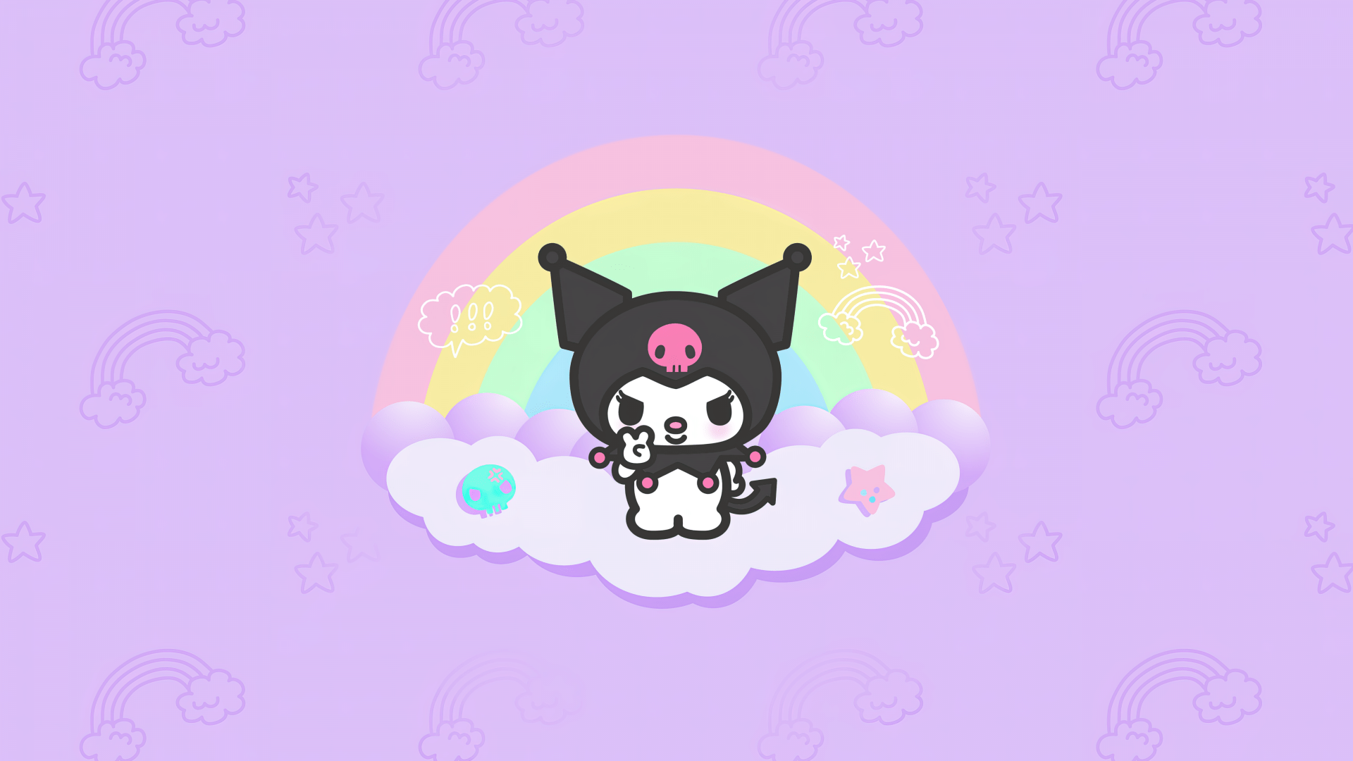 Cute Kuromi Wallpapers - Top Free Cute Kuromi Backgrounds - WallpaperAccess