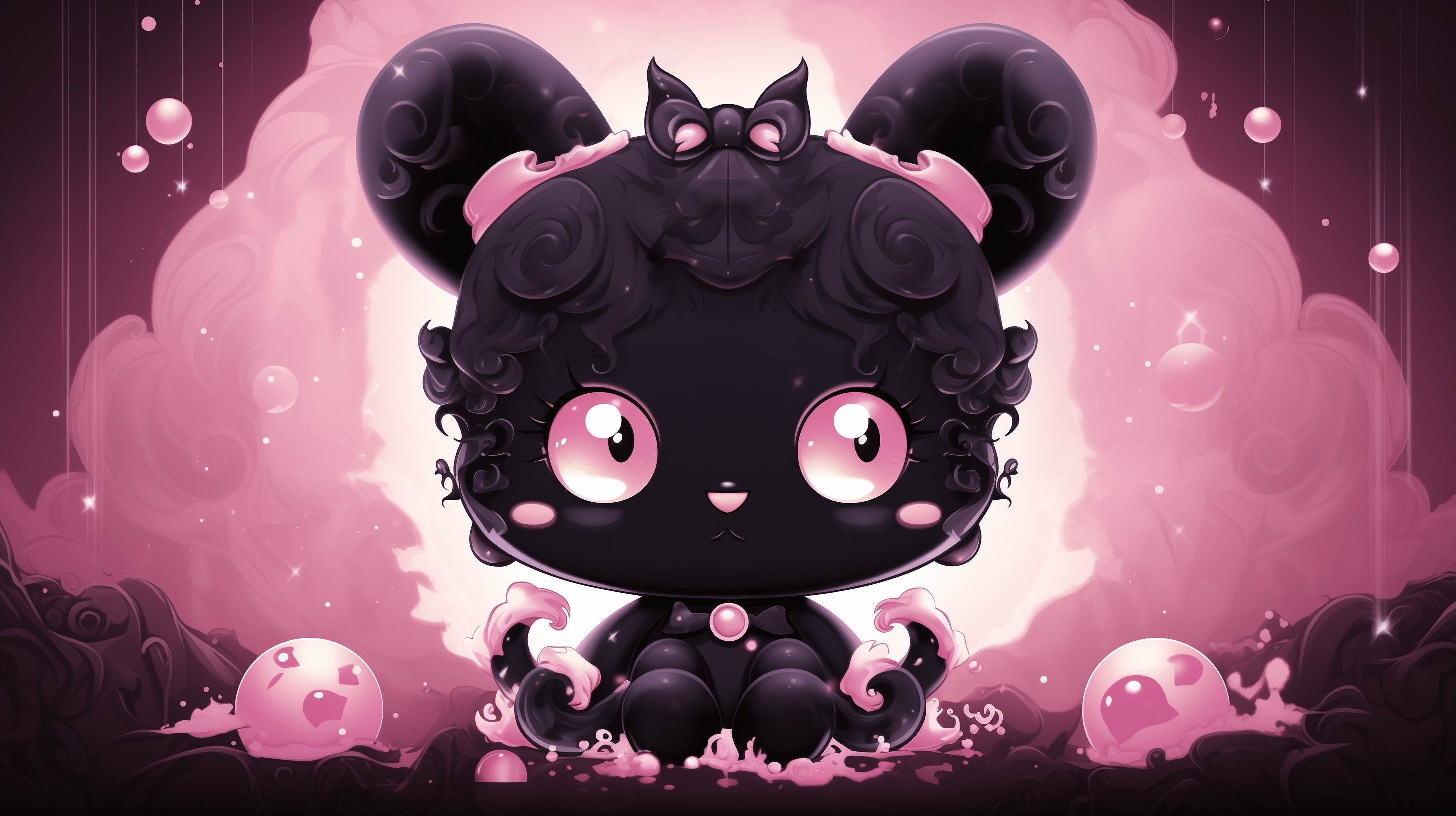 Cute Kuromi Wallpapers - Top Free Cute Kuromi Backgrounds - WallpaperAccess
