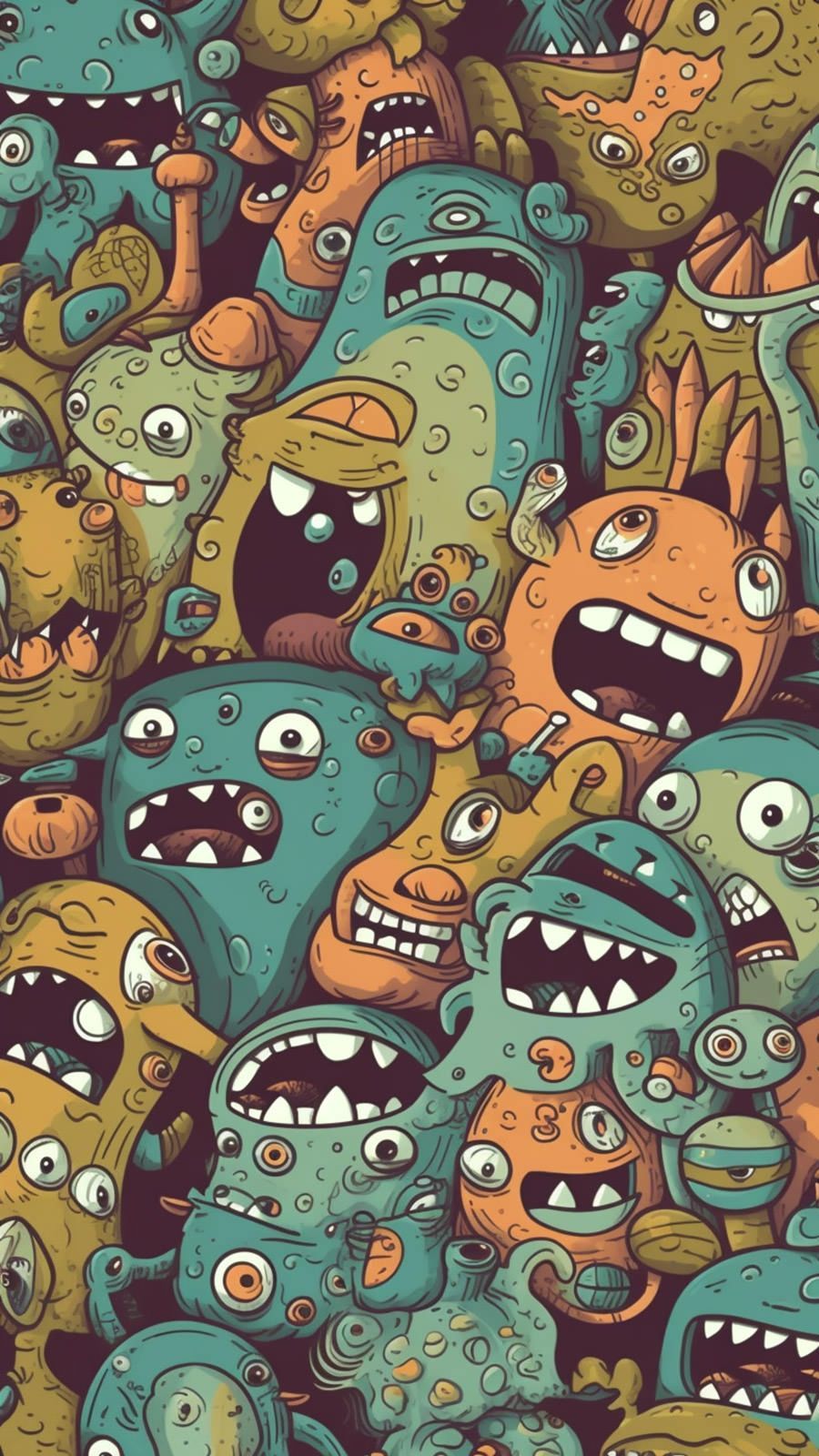 Doodle Mobile Wallpapers - Top Free Doodle Mobile Backgrounds - WallpaperAccess