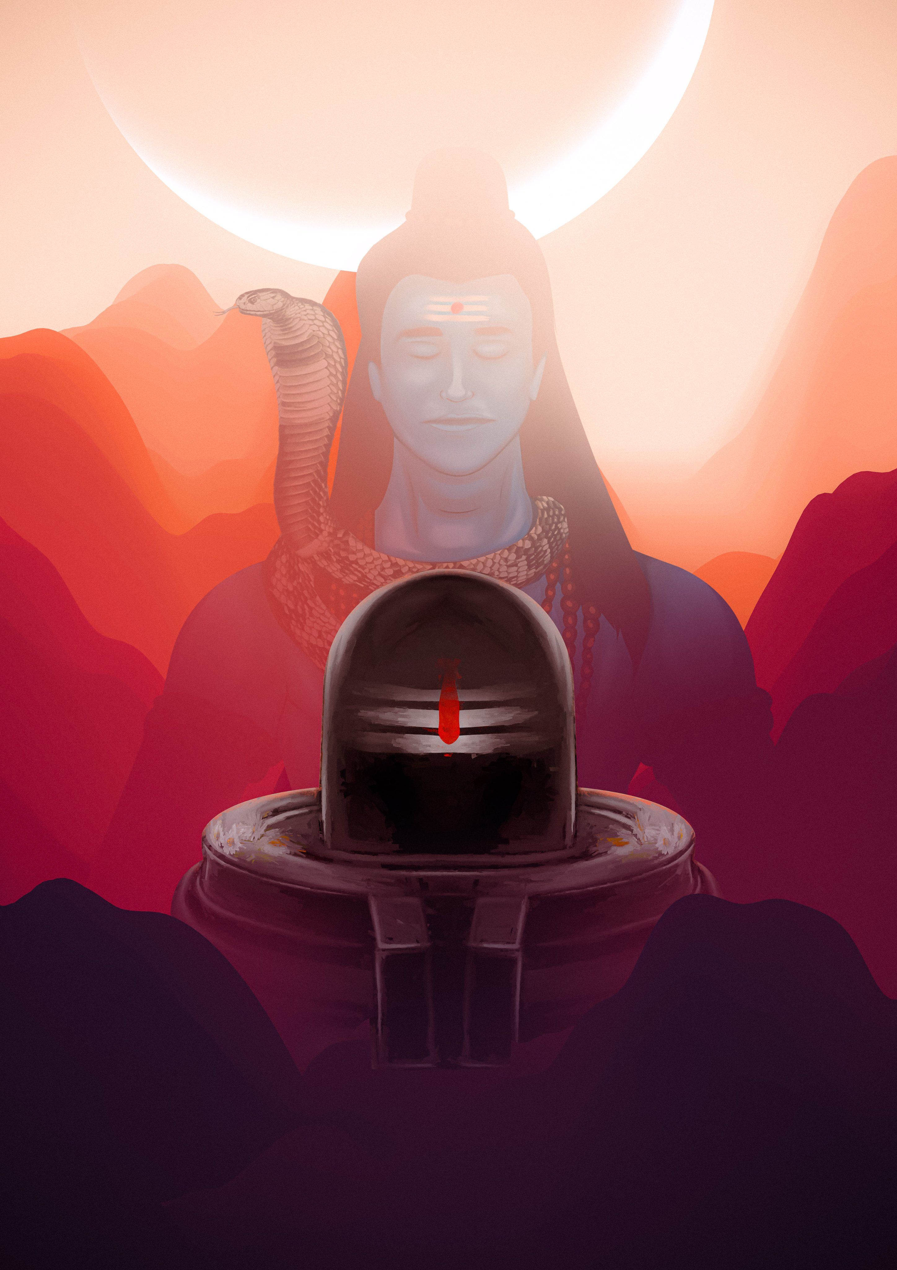 Shiva Minimal Wallpapers - Top Free Shiva Minimal Backgrounds ...