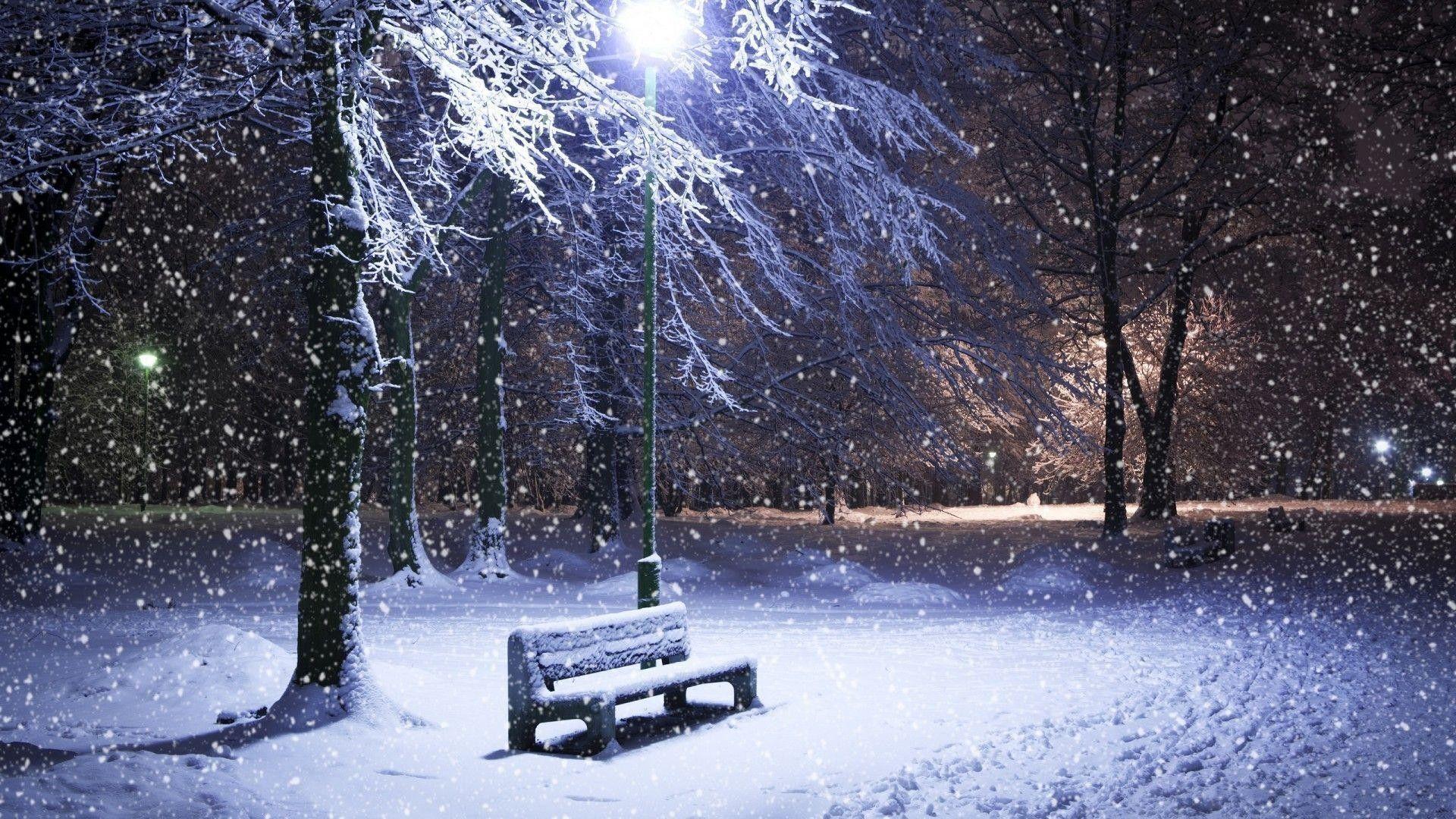 Winter Night Desktop Wallpapers - Top Free Winter Night Desktop ...