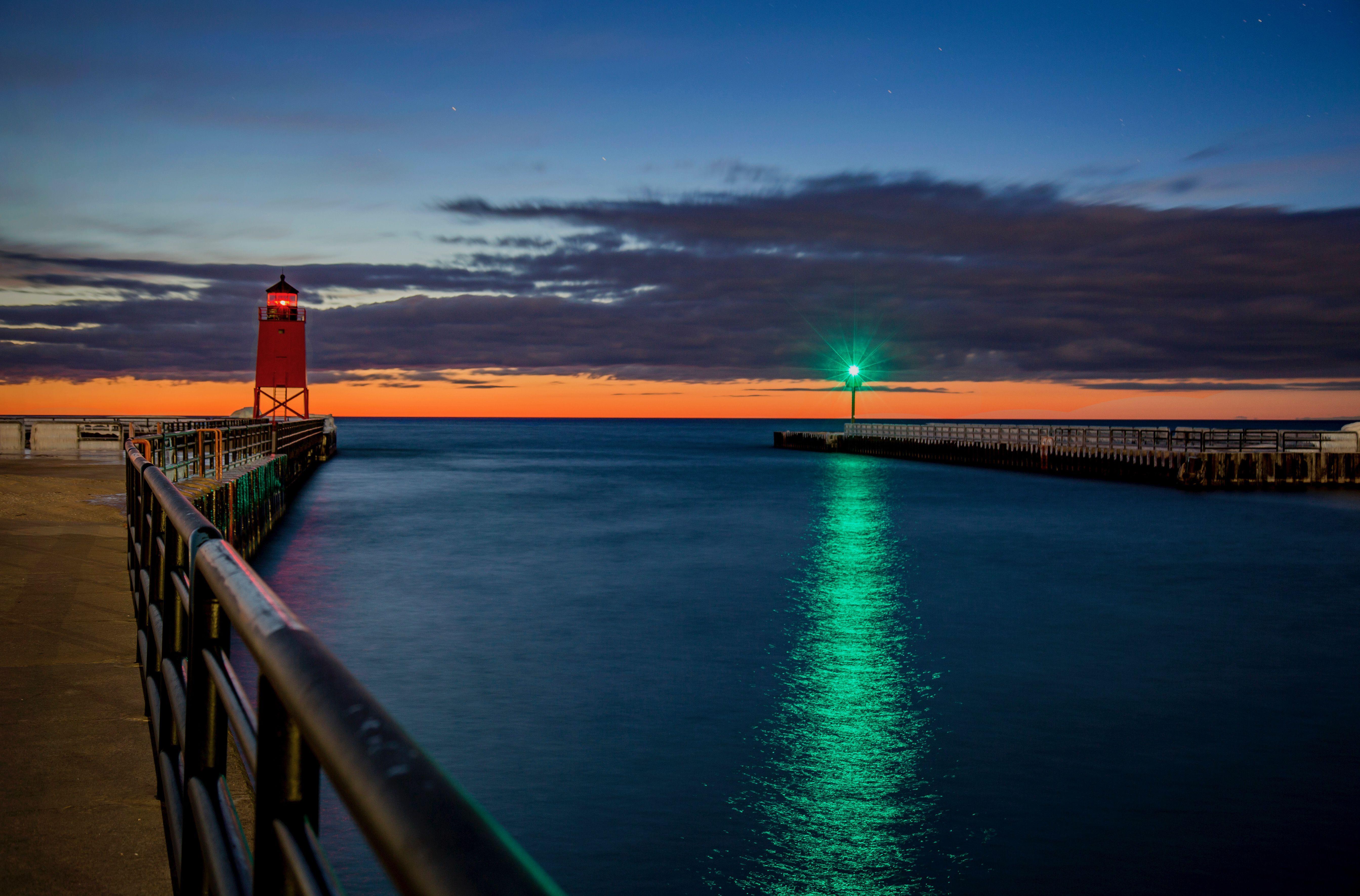 Summer Sunset Lighthouse Desktop Wallpapers - Top Free Summer Sunset ...