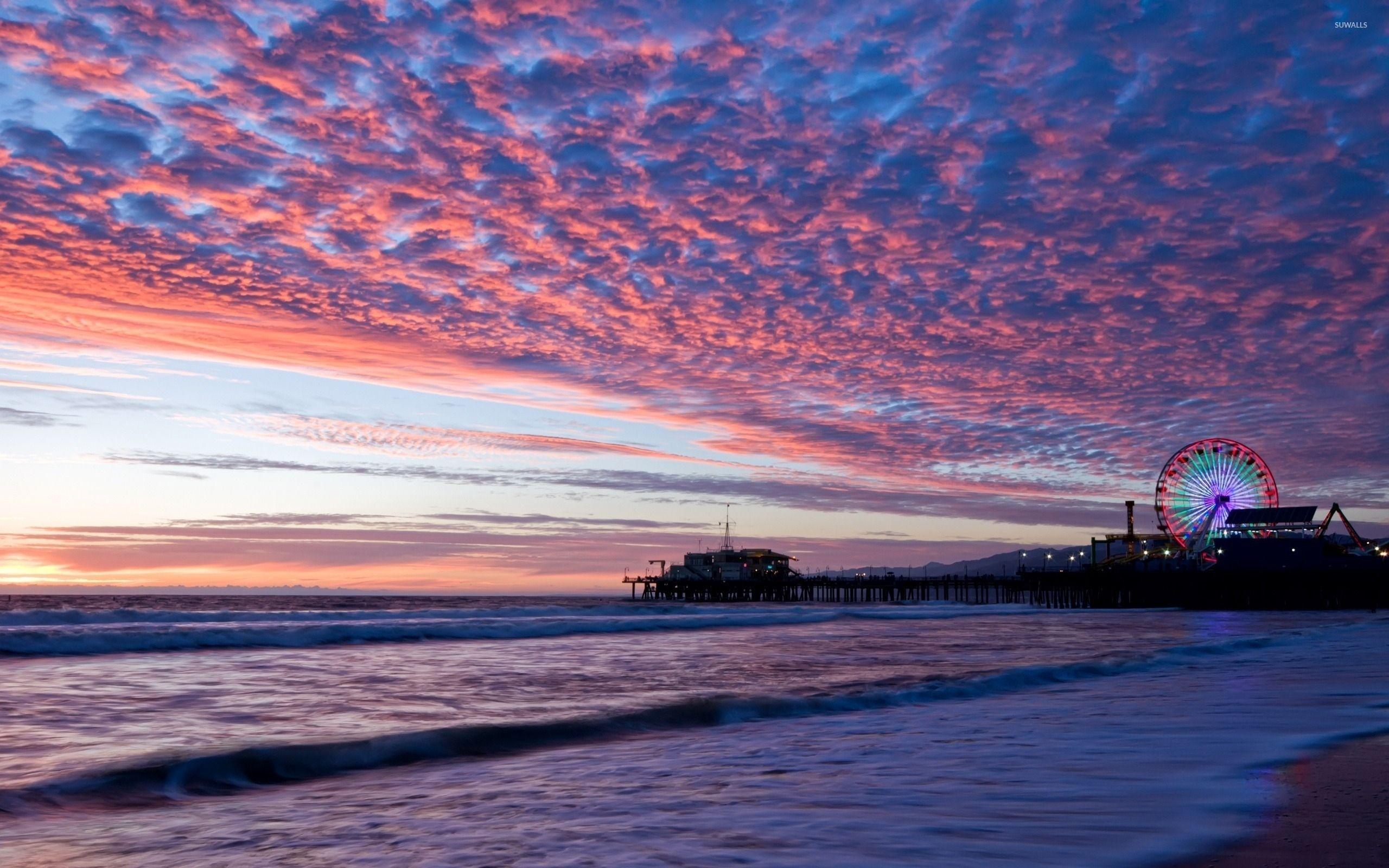Purple Beach Sunset Desktop Wallpapers - Top Free Purple Beach Sunset ...