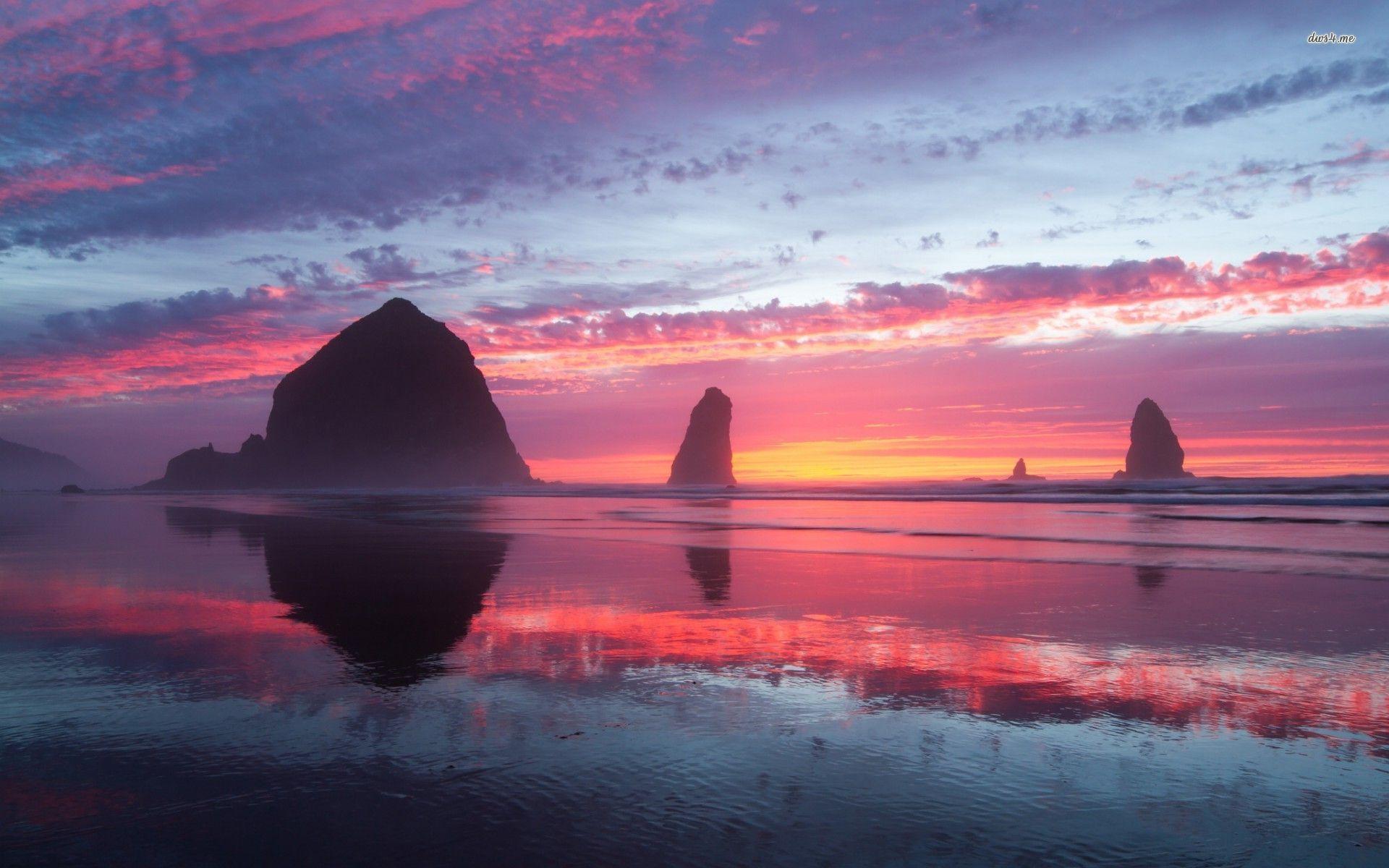 Purple Sunset Desktop Wallpapers - Top Free Purple Sunset Desktop ...