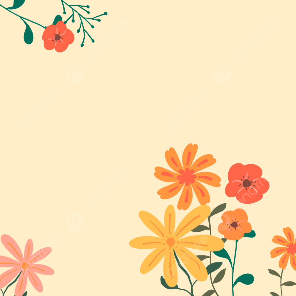Drawn Flowers Wallpapers - Top Free Drawn Flowers Backgrounds ...