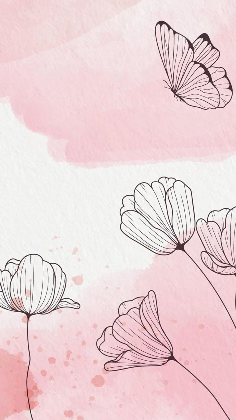 Drawn Flowers Wallpapers - Top Free Drawn Flowers Backgrounds ...