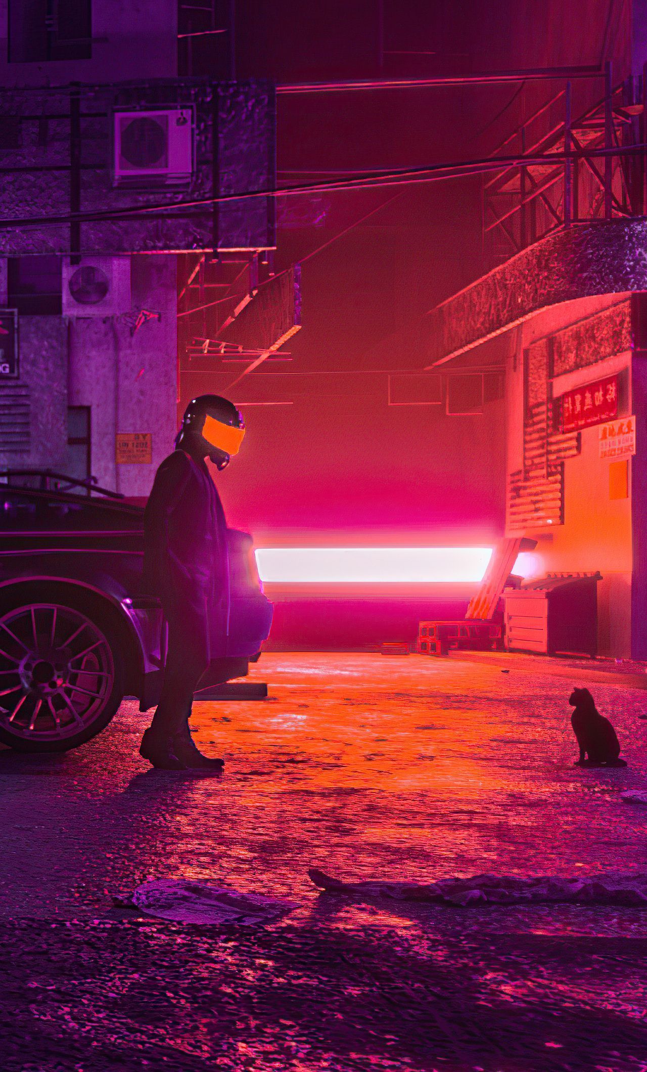 Cyberpunk Cat Wallpapers - Top Free Cyberpunk Cat Backgrounds ...