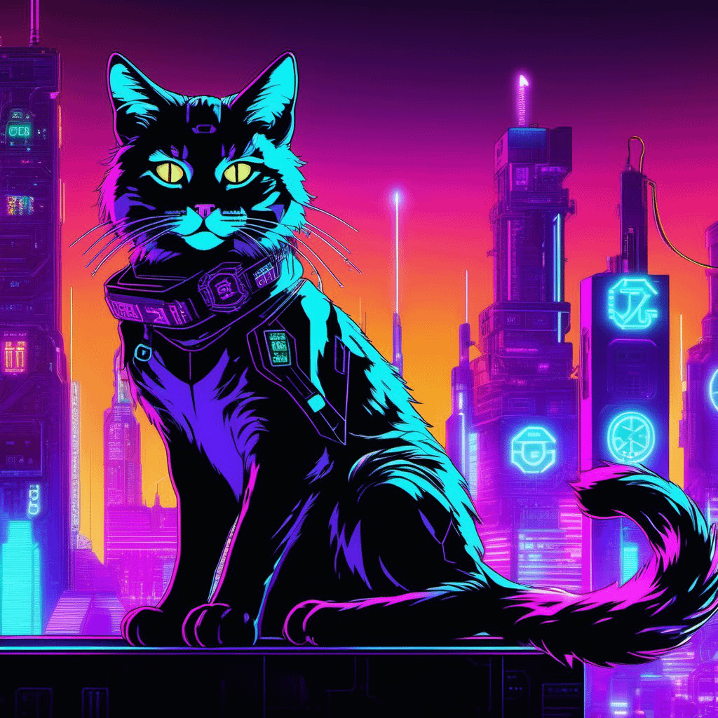 Cyberpunk Cat Wallpapers - Top Free Cyberpunk Cat Backgrounds ...