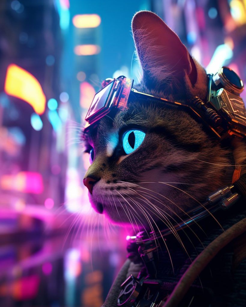 Cyberpunk Cat Wallpapers - Top Free Cyberpunk Cat Backgrounds ...