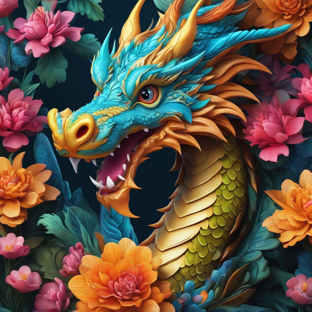 Flower Dragon Wallpapers - Top Free Flower Dragon Backgrounds ...