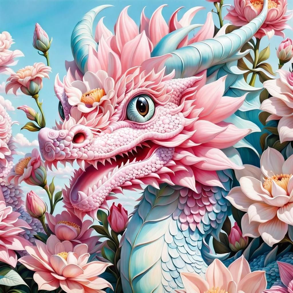Flower Dragon Wallpapers - Top Free Flower Dragon Backgrounds ...