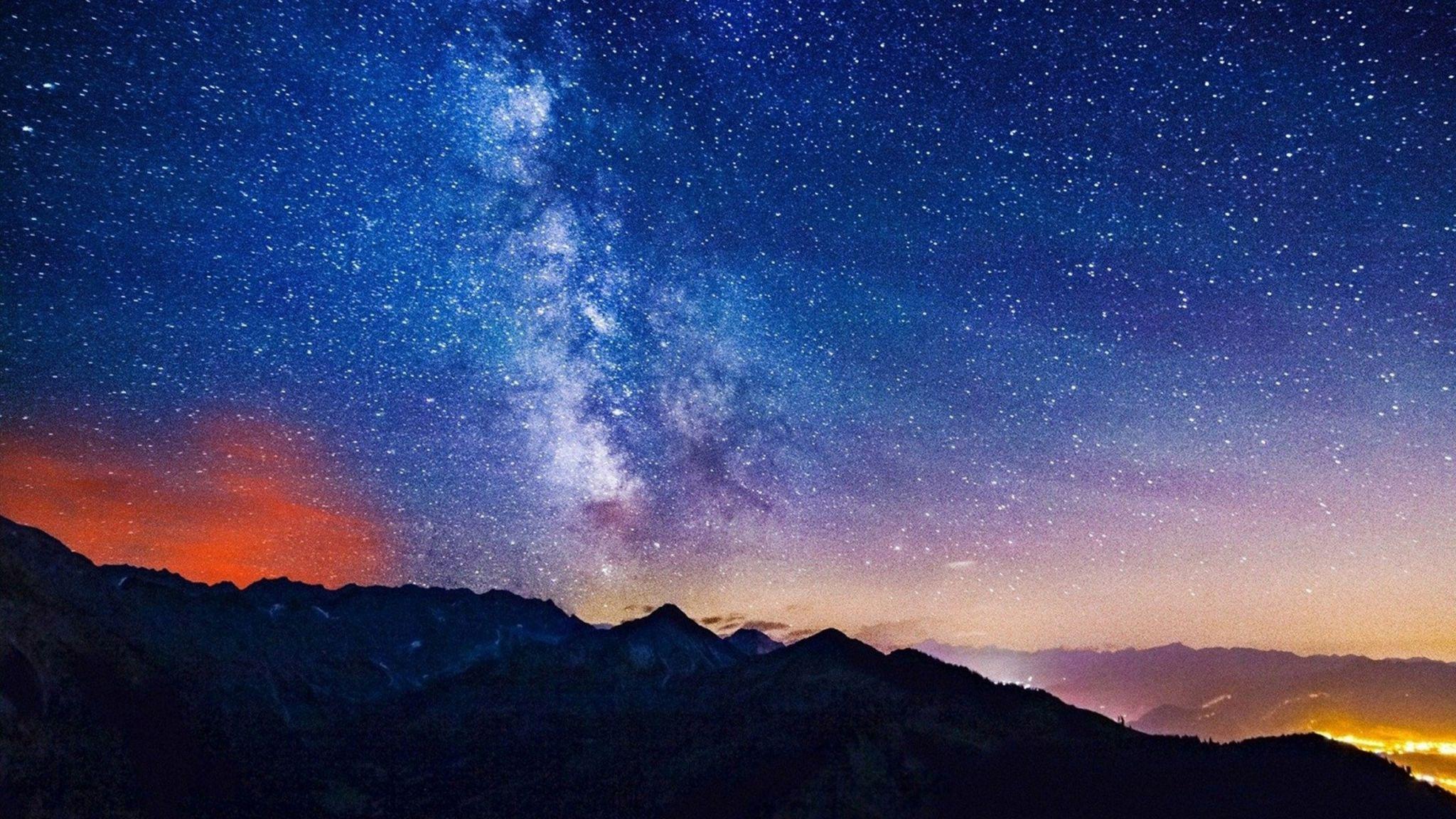 Night Sky Desktop Wallpapers - Top Free Night Sky Desktop Backgrounds ...