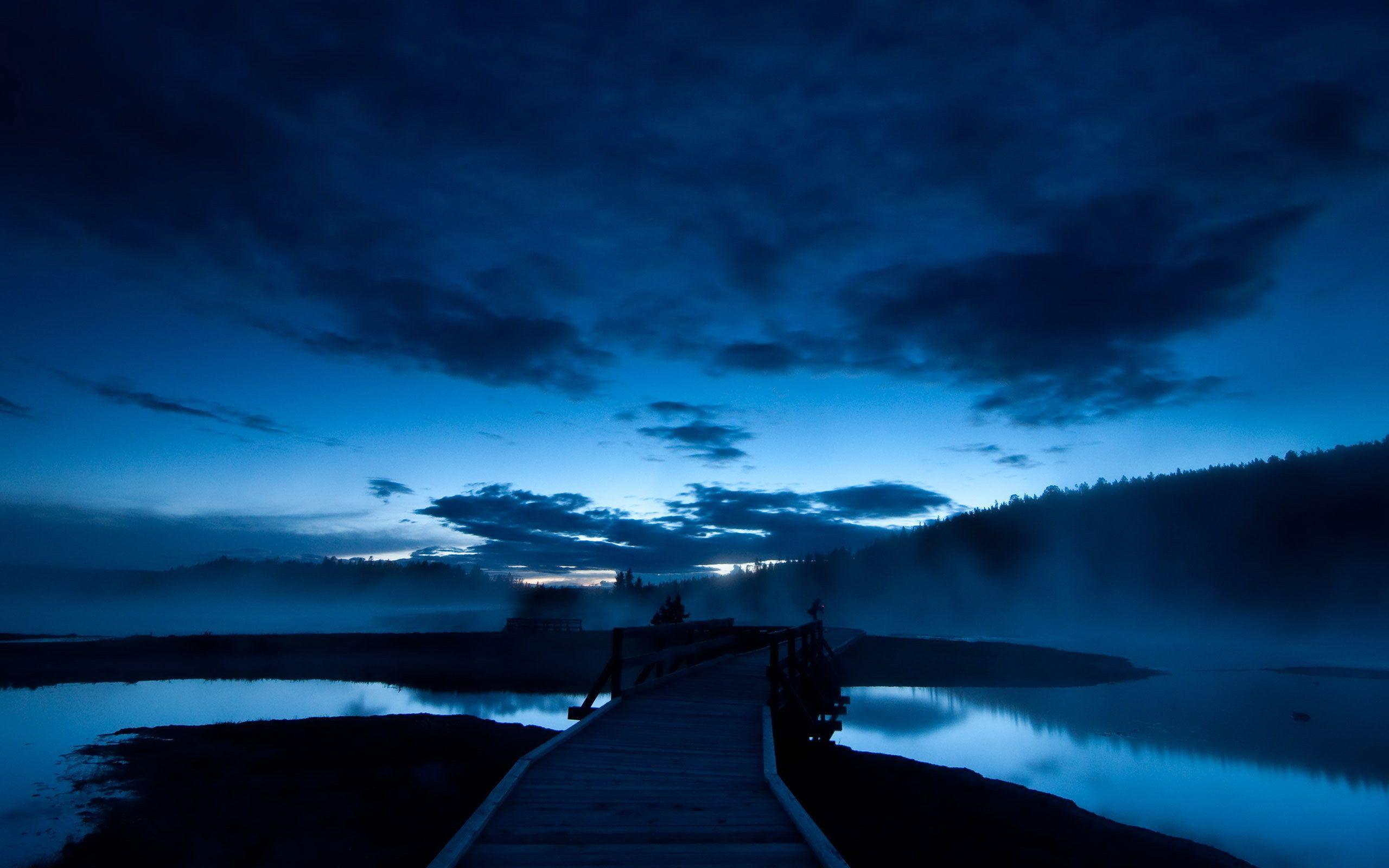 Dark Blue Landscape Wallpapers - Top Free Dark Blue Landscape ...