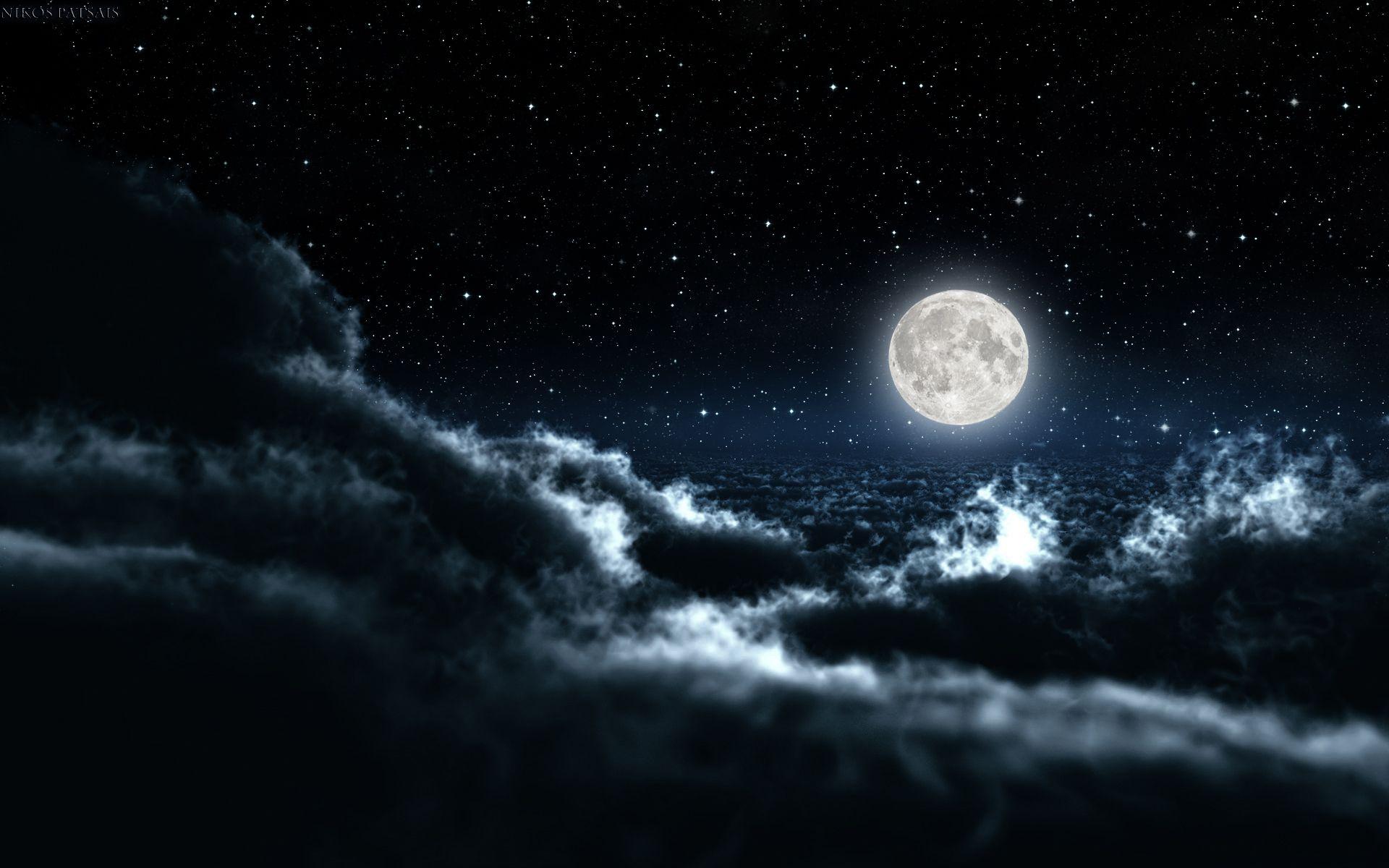 Night Sky Desktop Wallpapers - Top Free Night Sky Desktop Backgrounds ...