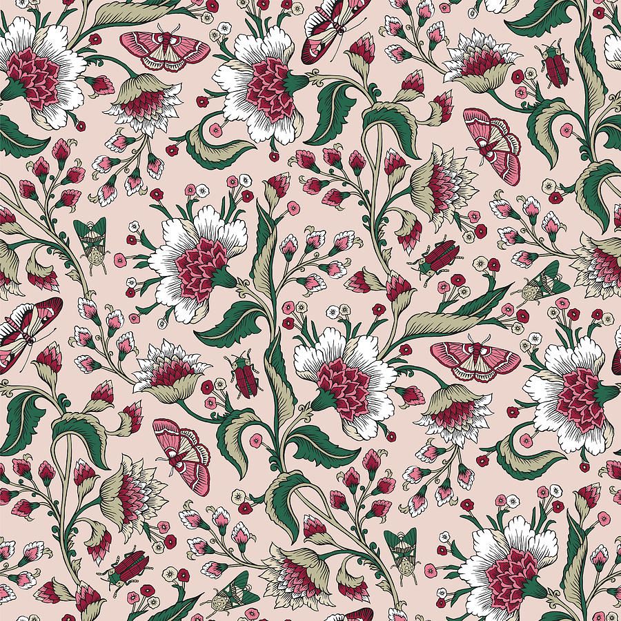 Drawn Flowers Wallpapers - Top Free Drawn Flowers Backgrounds ...