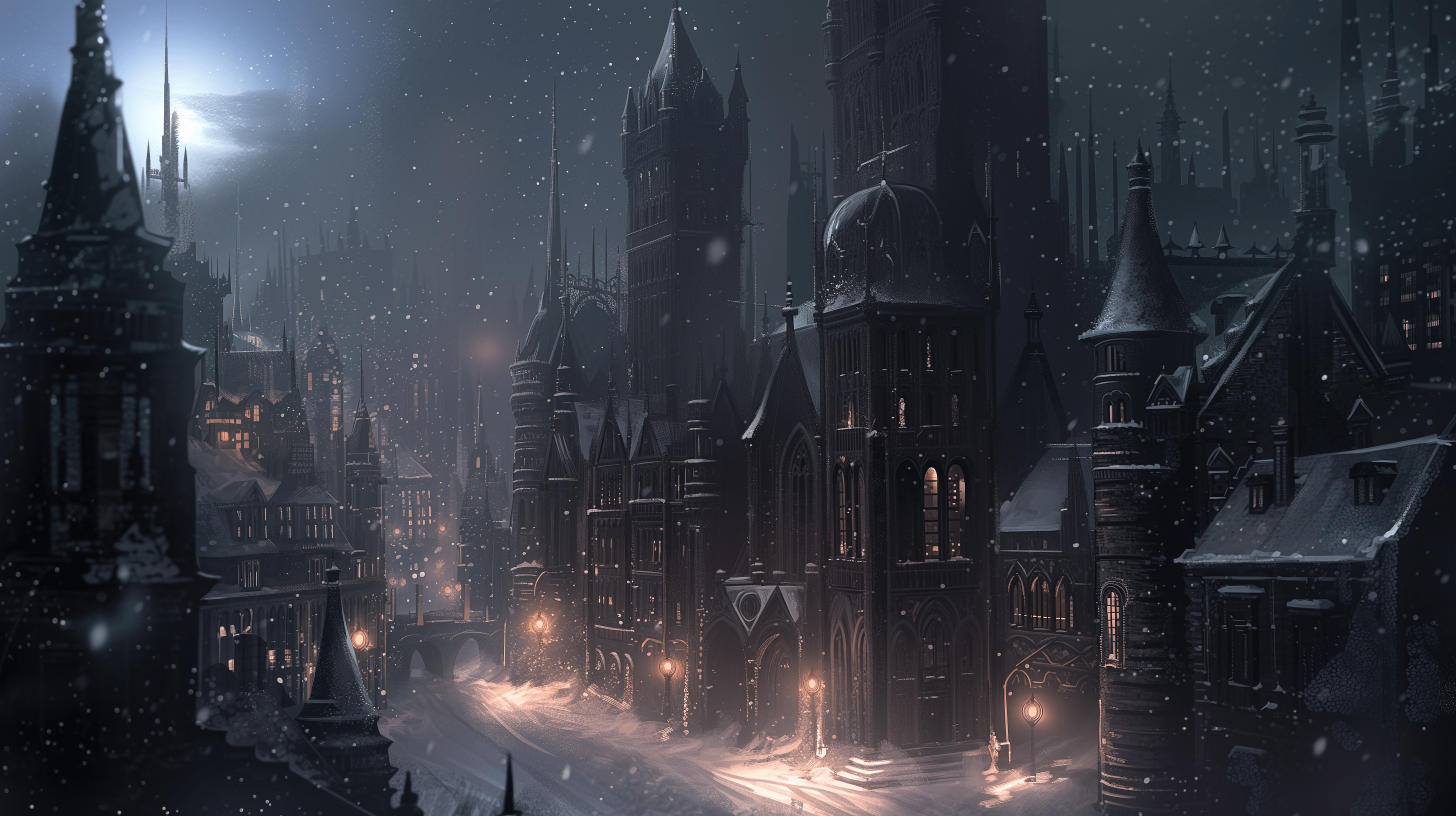 Gothic City Wallpapers - Top Free Gothic City Backgrounds - WallpaperAccess