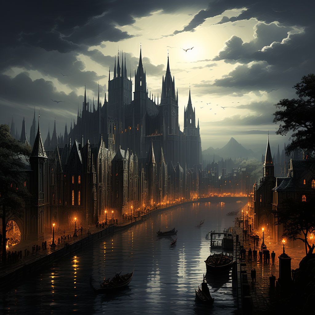 Gothic City Wallpapers - Top Free Gothic City Backgrounds - WallpaperAccess