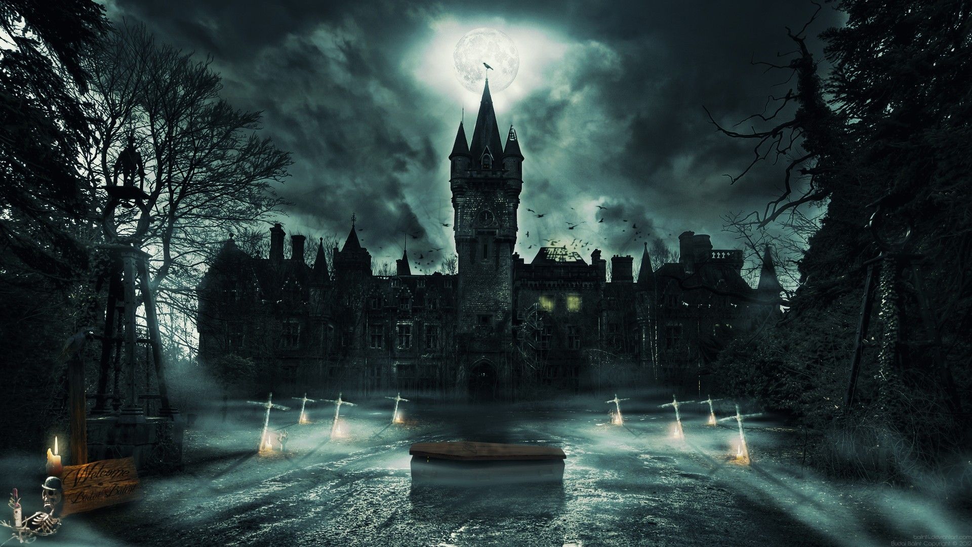 Gothic City Wallpapers - Top Free Gothic City Backgrounds - WallpaperAccess