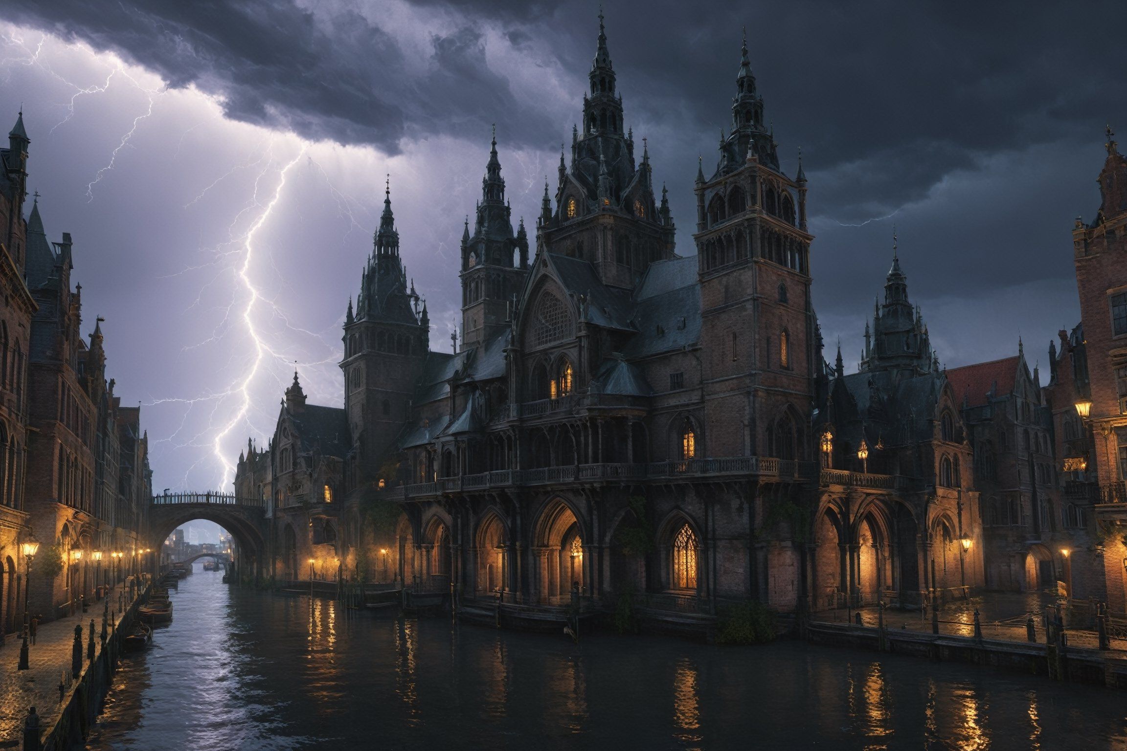 Gothic City Wallpapers - Top Free Gothic City Backgrounds - WallpaperAccess