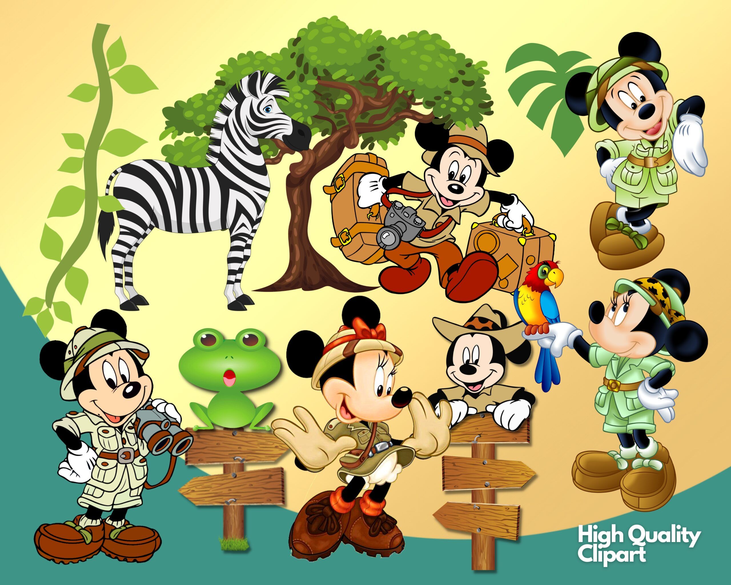 Mickey Mouse Safari Wallpapers - Top Free Mickey Mouse Safari ...