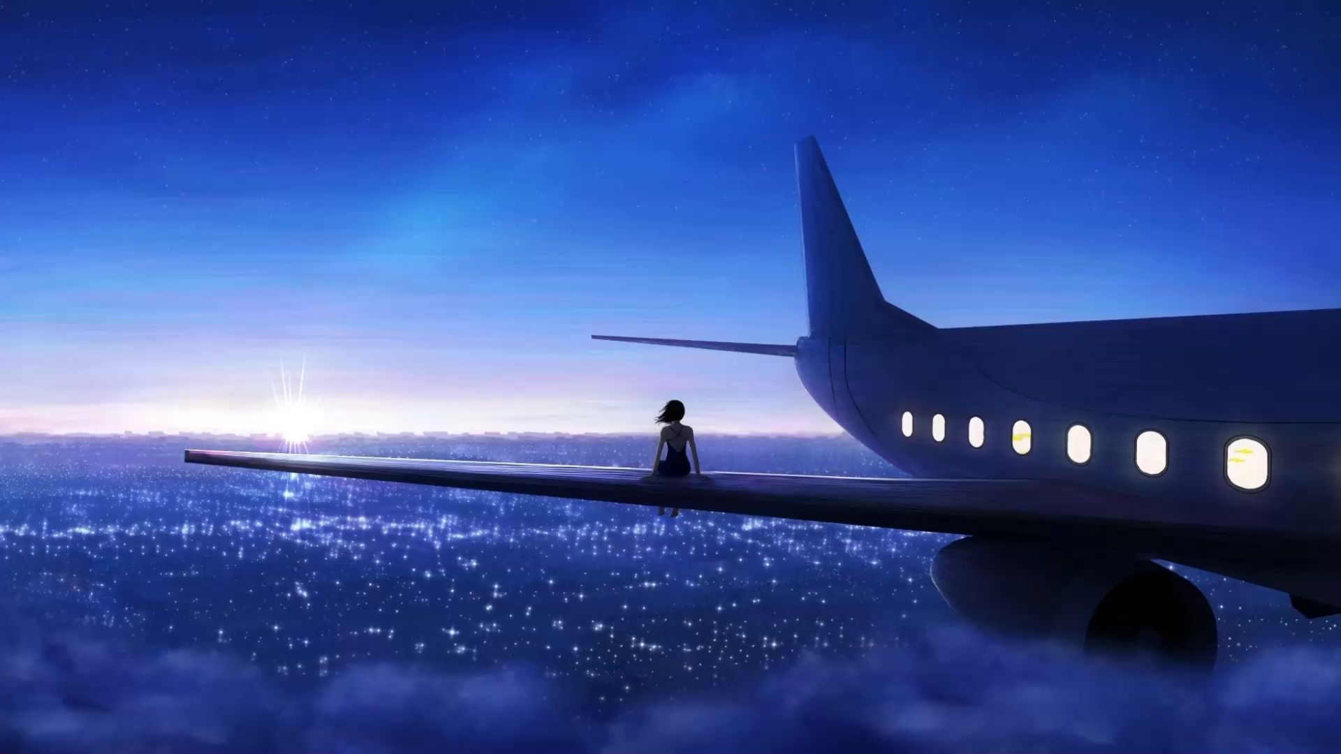 Anime Airplane Wallpapers - Top Free Anime Airplane Backgrounds ...