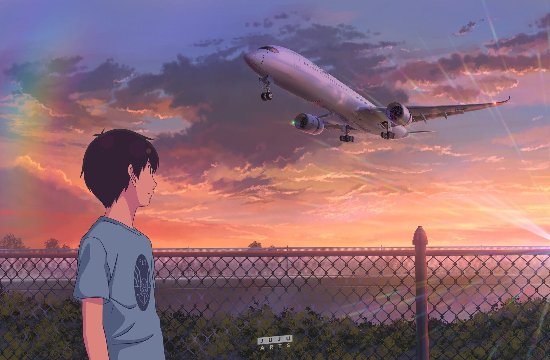 Anime Airplane Wallpapers - Top Free Anime Airplane Backgrounds ...